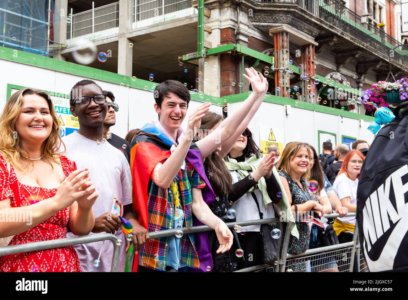 Scenes of the crowd - The Independent marching in the Pride in London ...