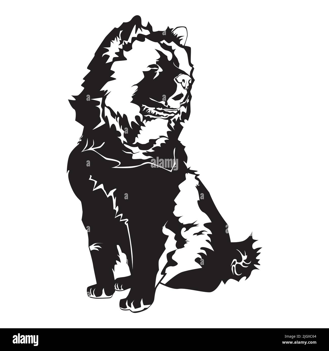 Chow chow dog black silhouette, vector illustration Stock Vector Image ... Chow chow dog black silhouette, vector illustration Stock Vector Image ...