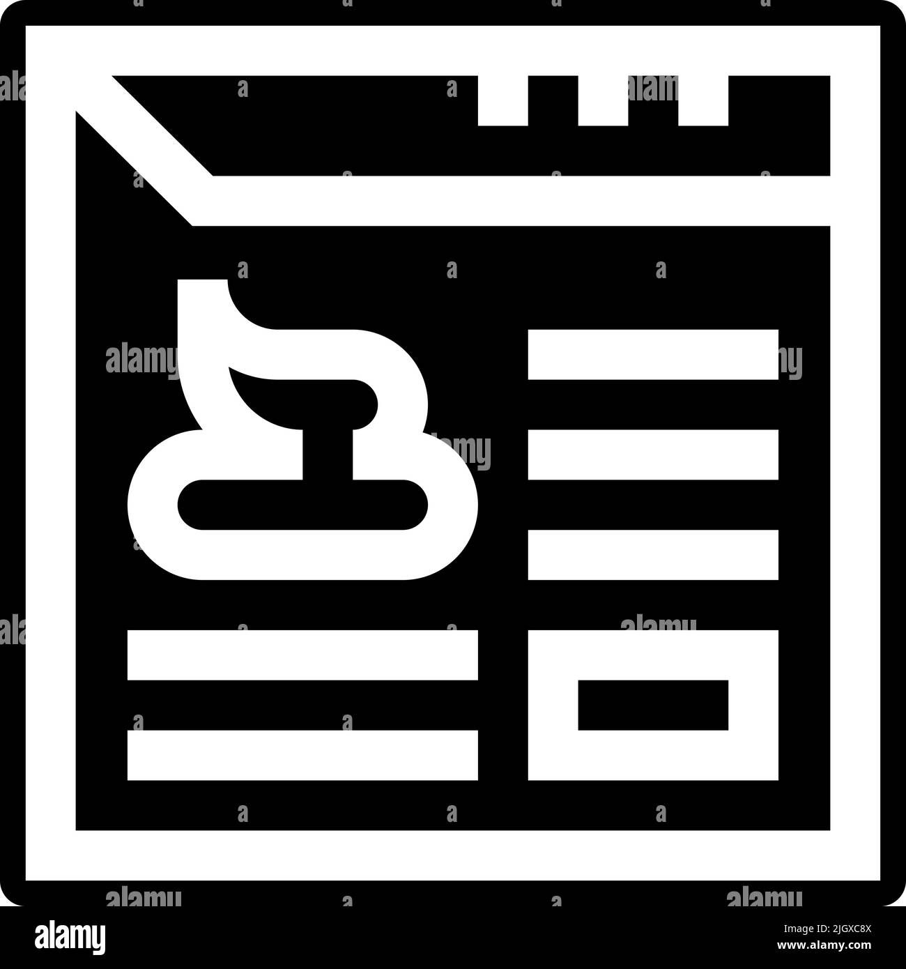 Fake news website icon Stock Vector Image & Art - Alamy