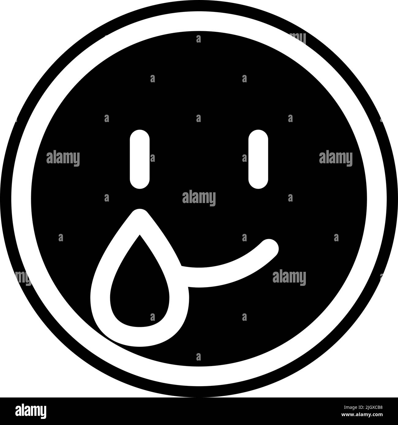 Smiling emoji line icon Black and White Stock Photos & Images - Alamy