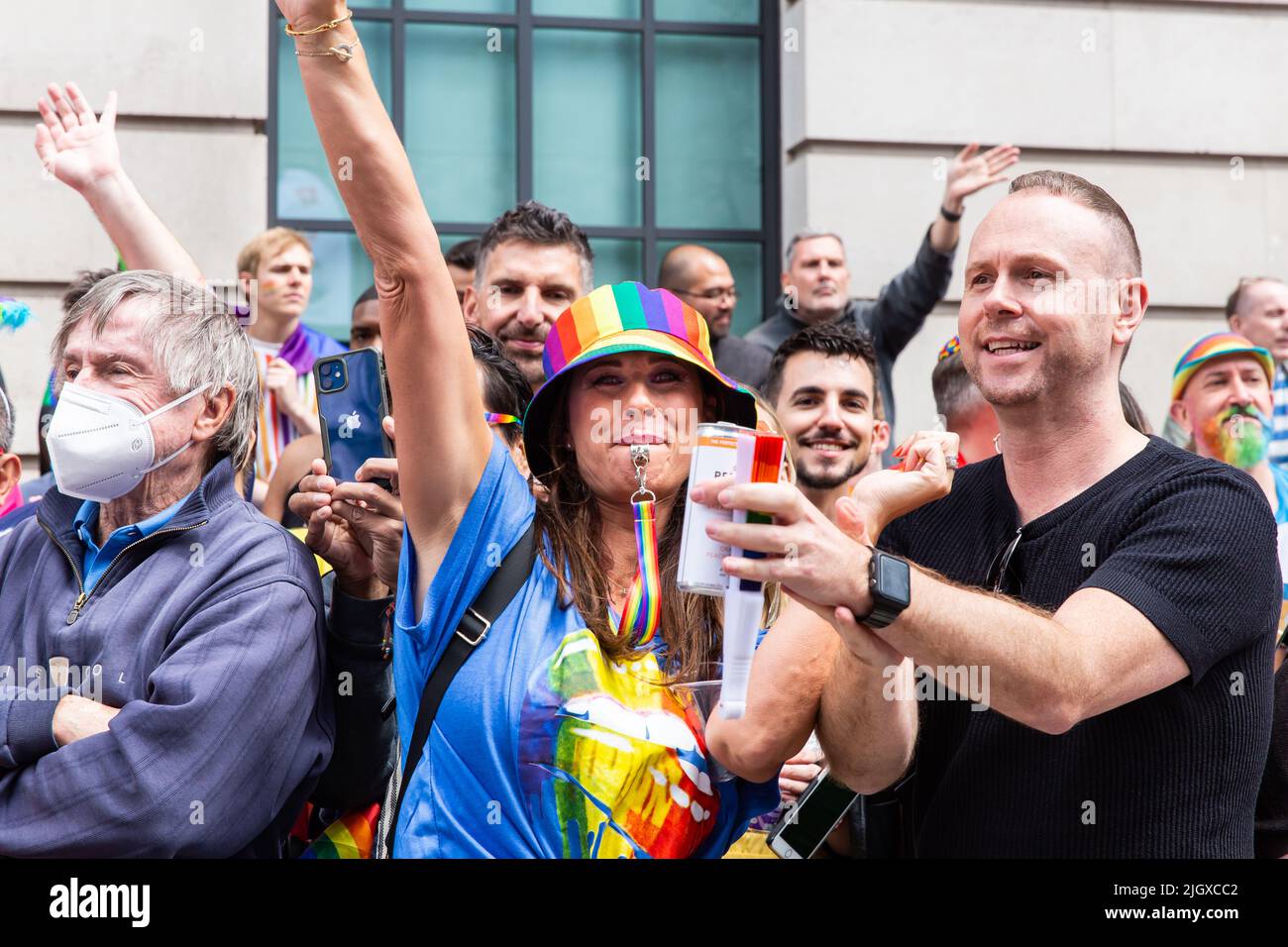 Scenes of the crowd - The Independent marching in the Pride in London ...