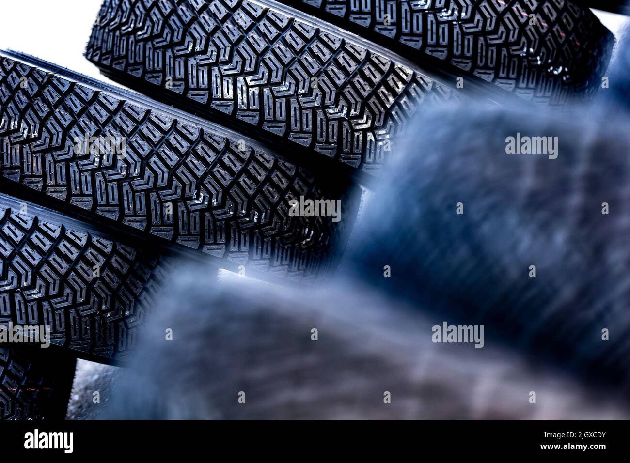 tires during the Rally Estonia 2022, 7th round of the 2022 WRC World ...