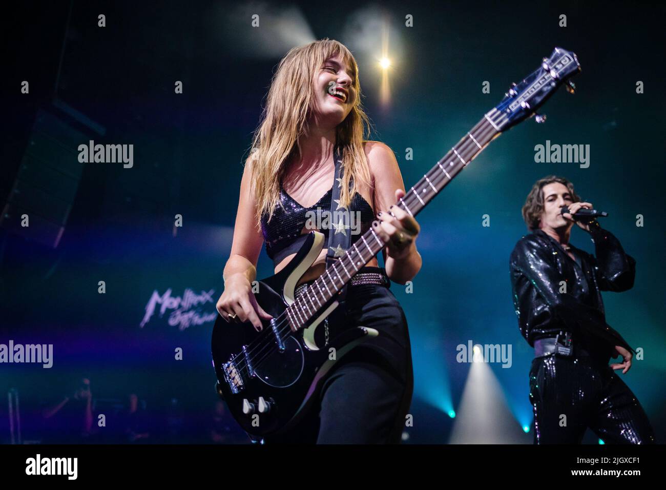 July 12, 2022, Montreux, Lake Geneva, Switzerland: Italian rock band ...