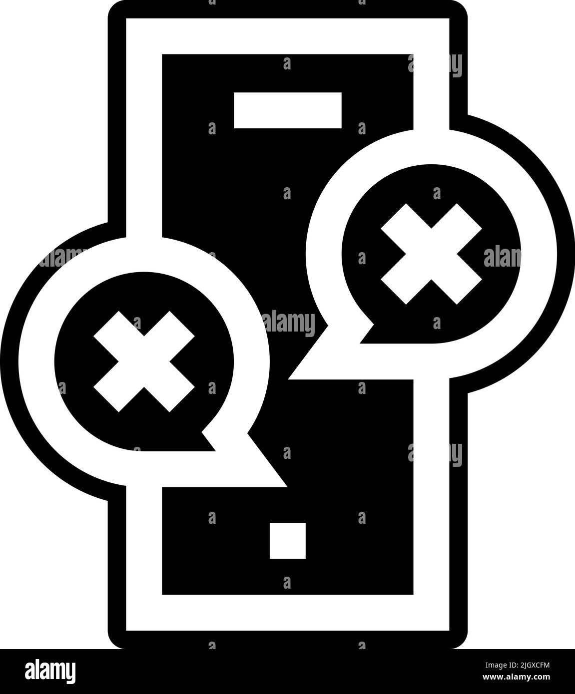 Fake text message app Stock Vector Images - Alamy