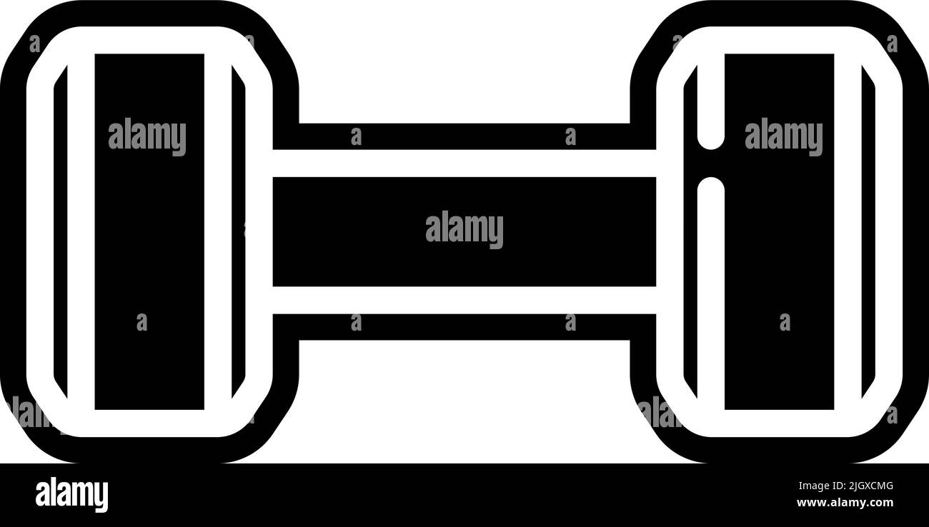 Top view dumbbell on Black and White Stock Photos & Images - Alamy