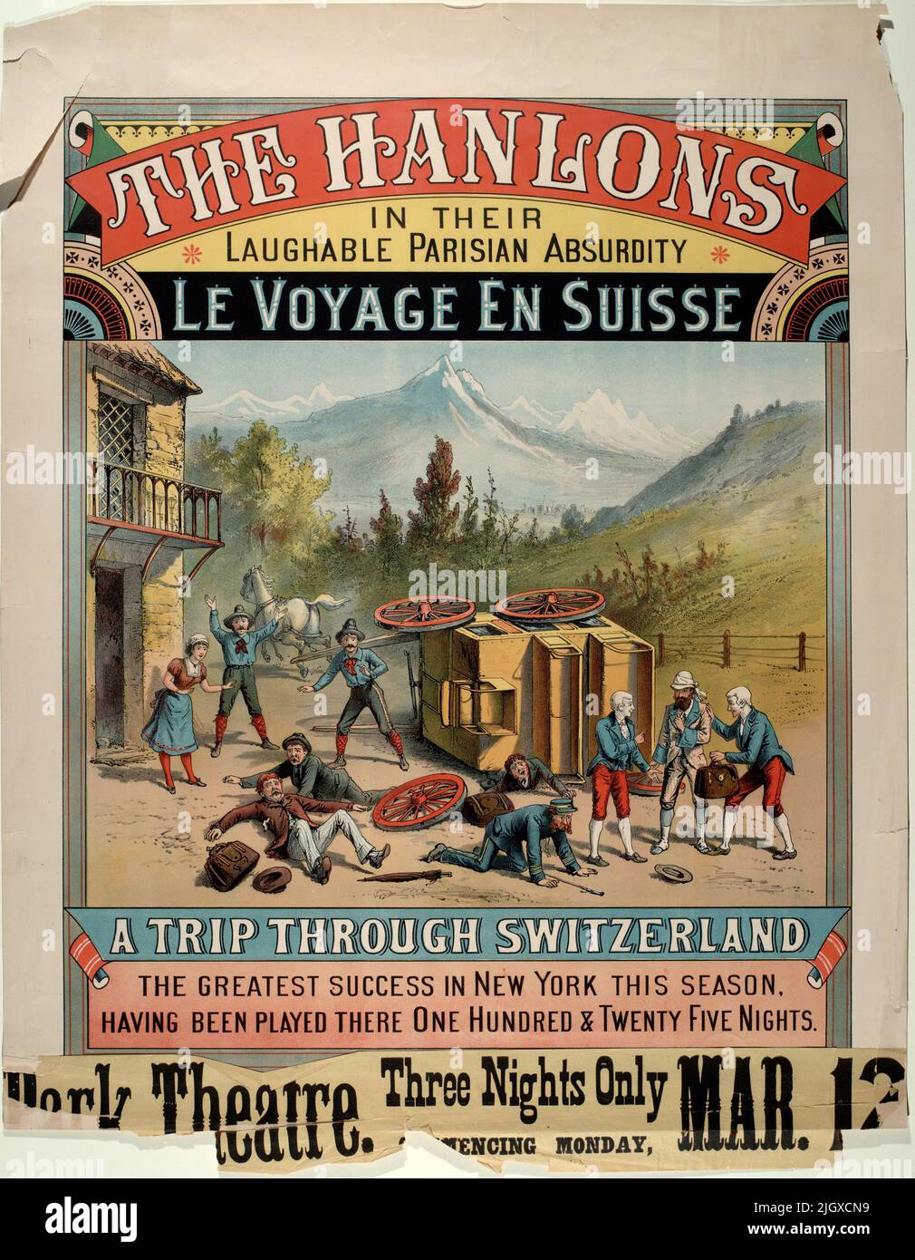1800s poster hi-res stock photography and images - Alamy