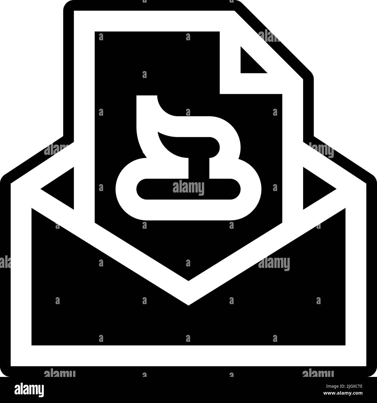 Fake news letter icon Stock Vector Image & Art - Alamy