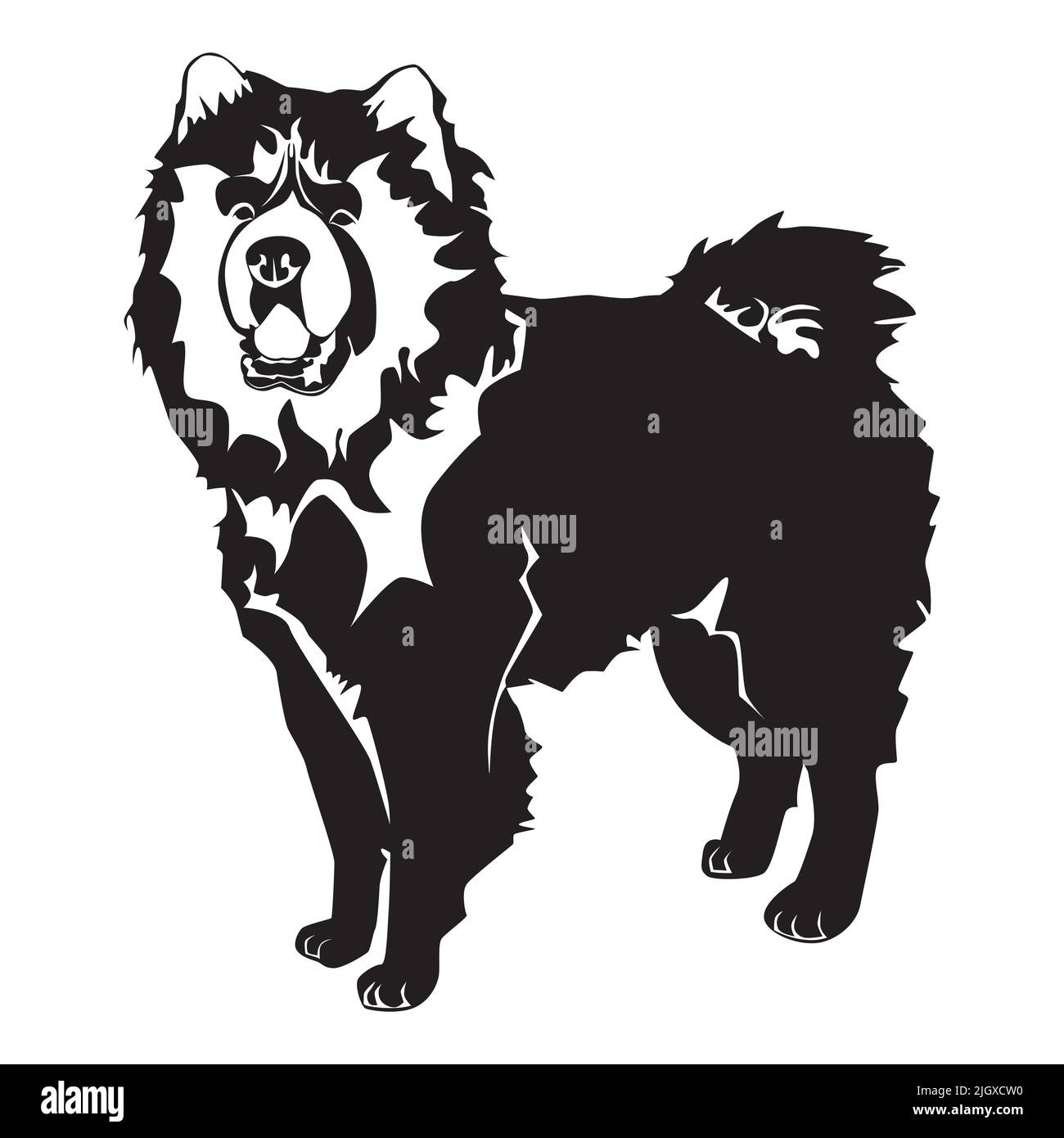 Chow chow dog black silhouette, vector illustration Stock Vector Image ... Chow chow dog black silhouette, vector illustration Stock Vector Image ...