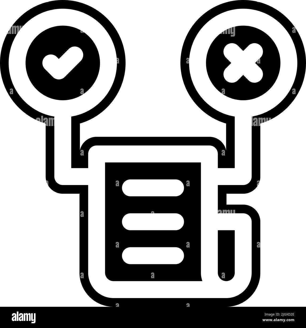 Fake news icon Stock Vector Image & Art - Alamy