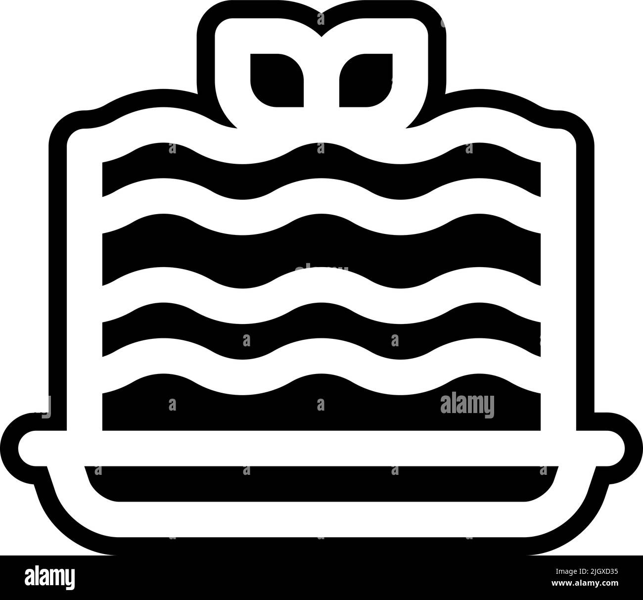 Food and restaurant lasagna icon Stock Vector Image & Art - Alamy