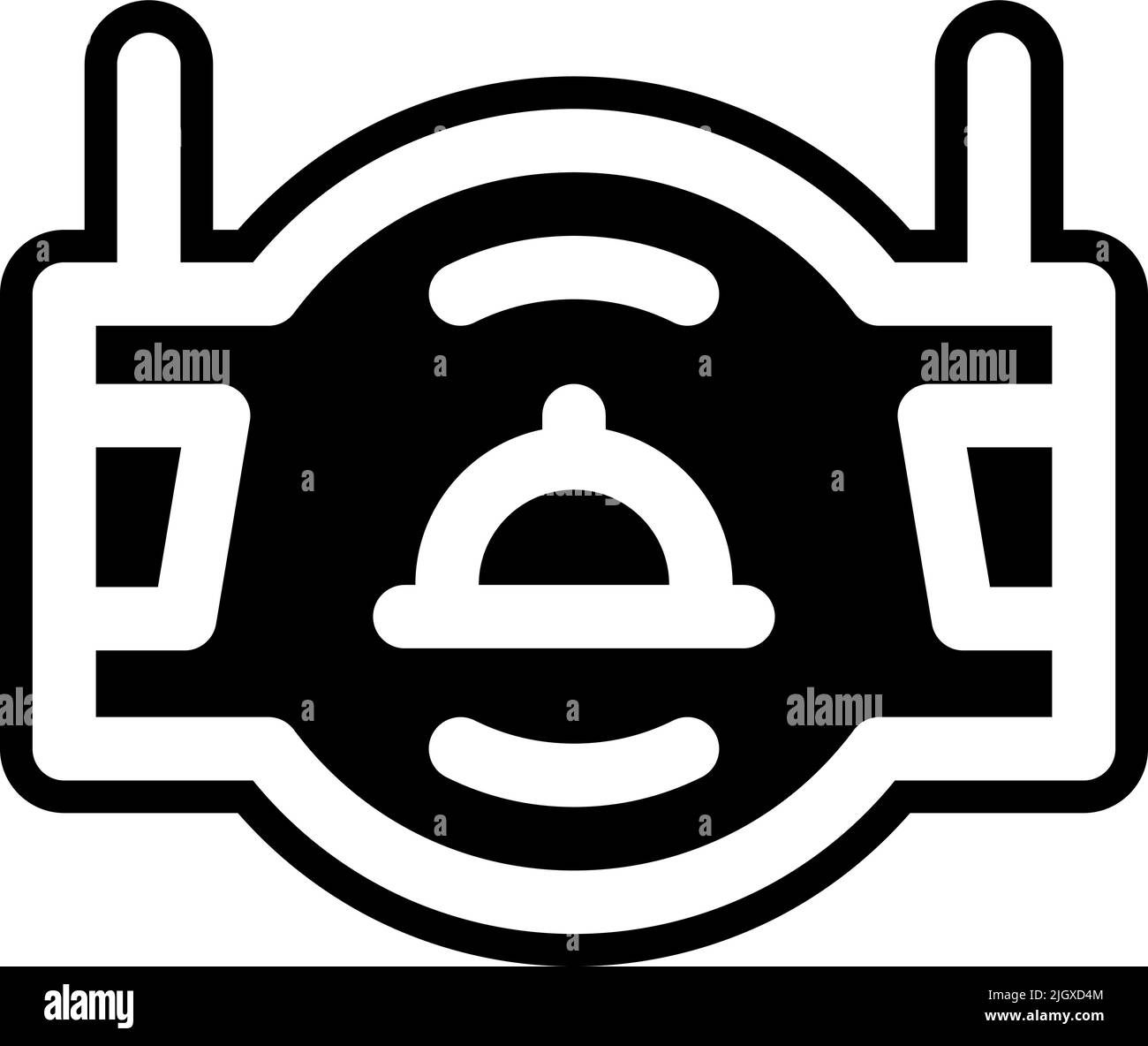 Neon street food sign Stock Vector Images - Alamy