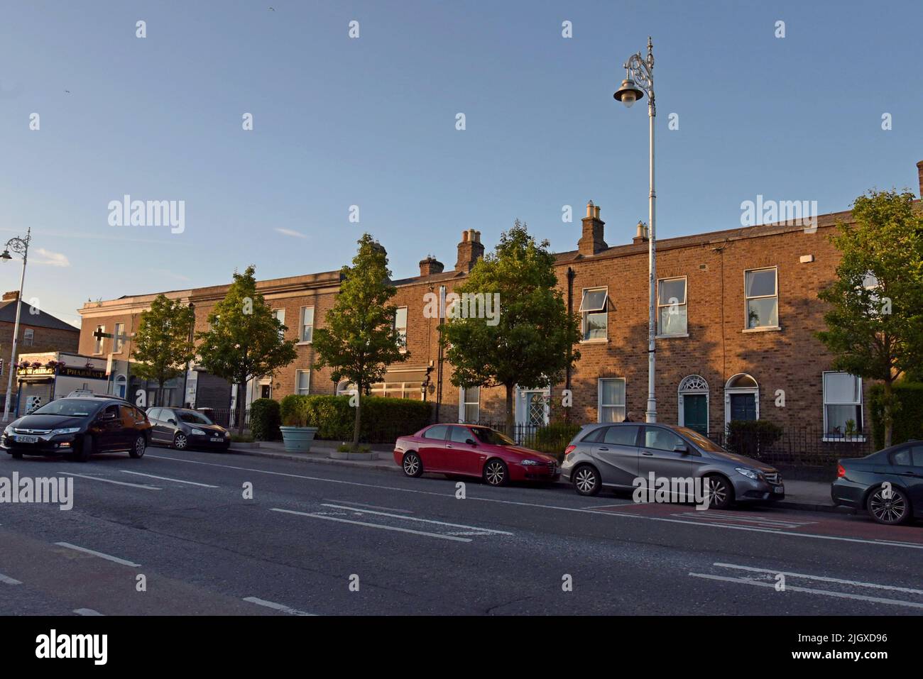 A Victorian Terrace of houses in the trendy Stoneybatter area of Dublin ...