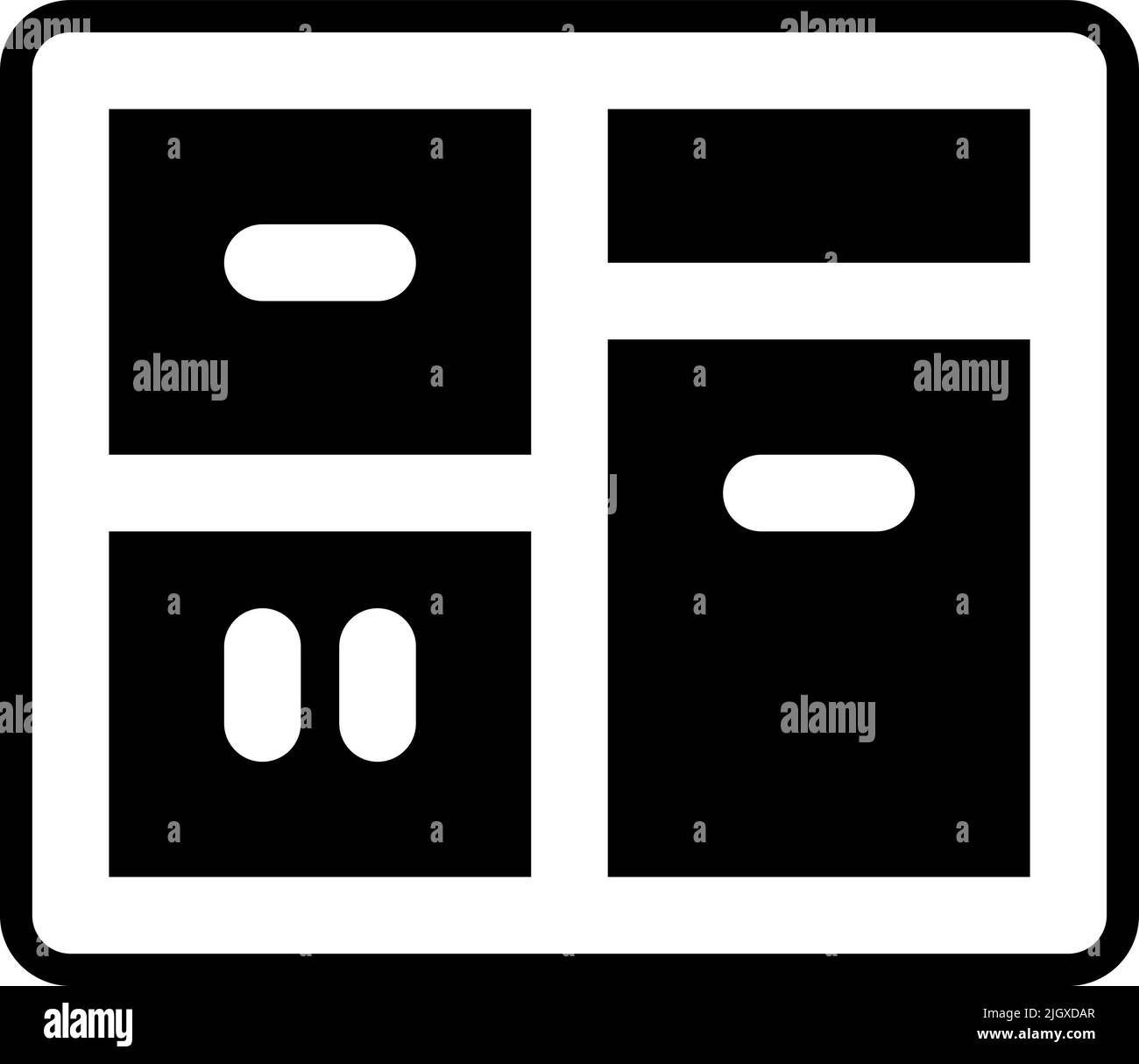 Open kitchen cabinet Black and White Stock Photos & Images - Alamy