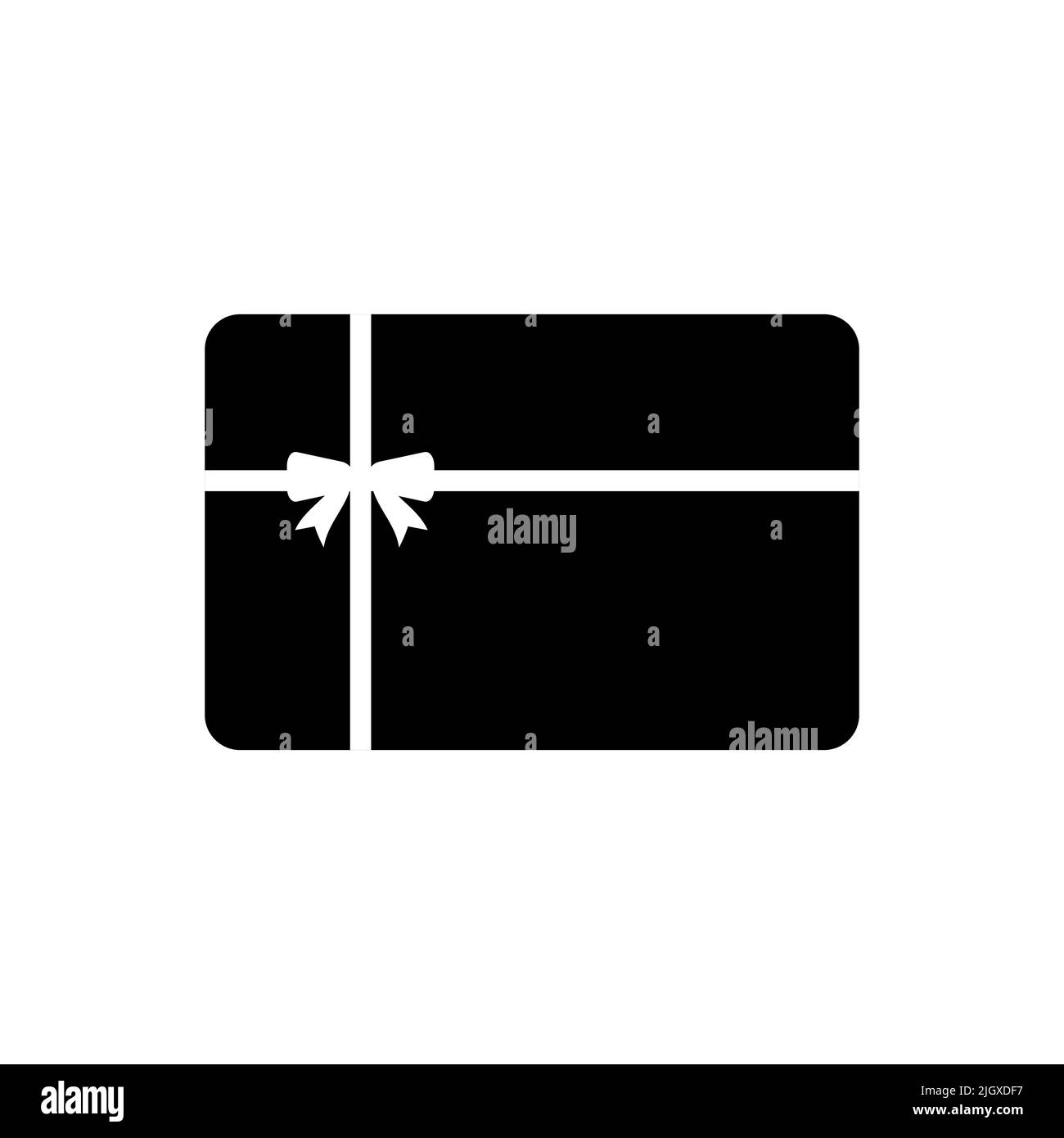 Gift card icon vector isolated on white background Stock Vector Image ...