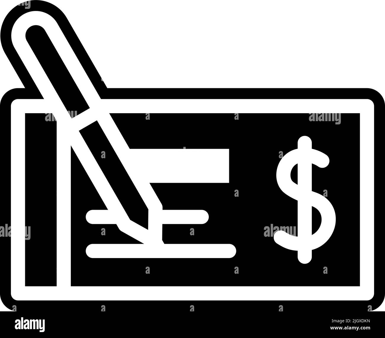 Finances cheque icon Stock Vector Image & Art - Alamy