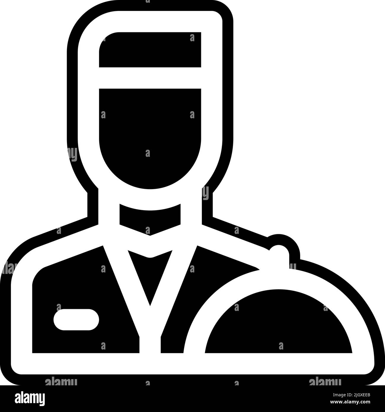 Food and restaurant waiter icon Stock Vector Image & Art - Alamy