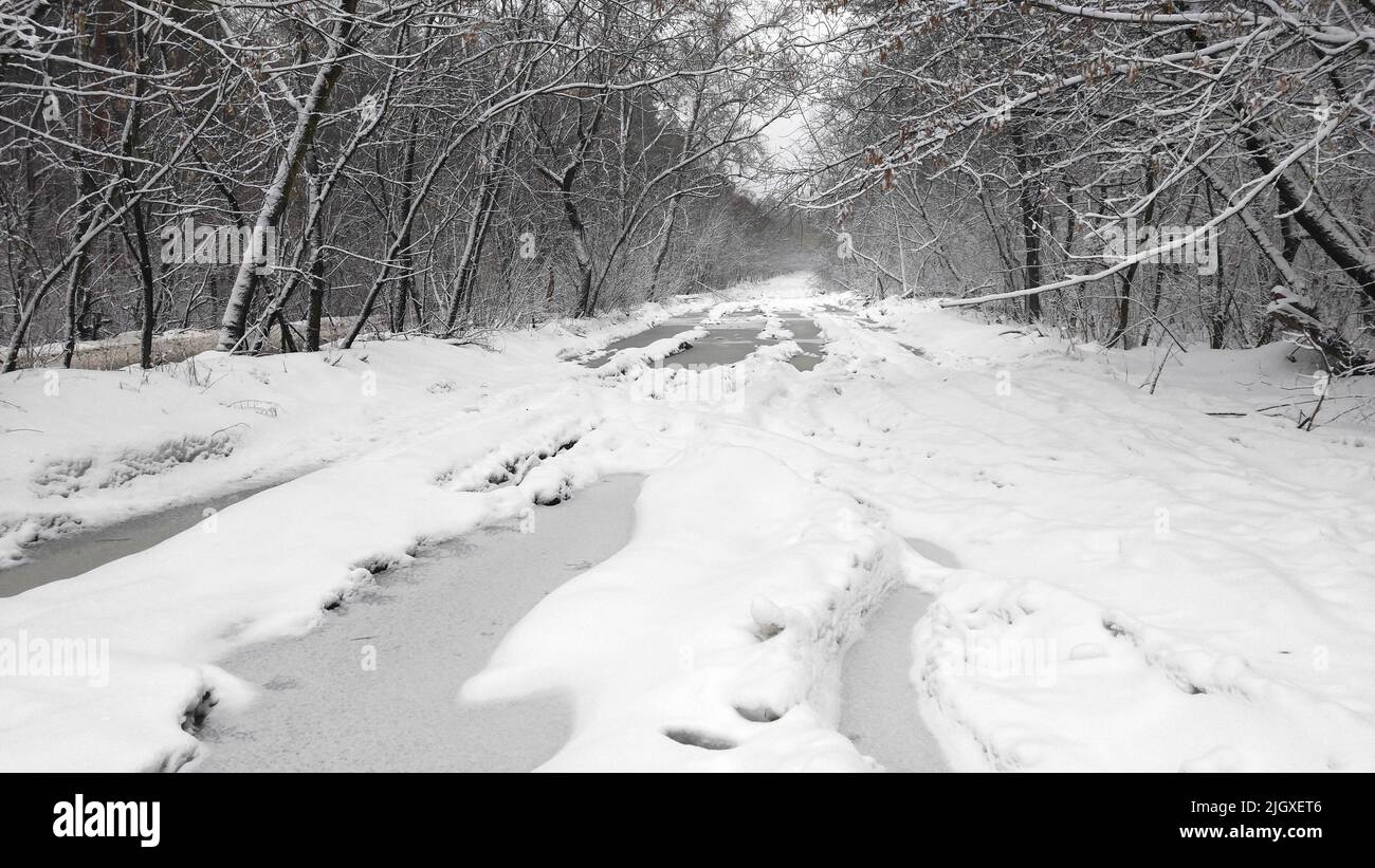 Impassable road hi-res stock photography and images - Alamy