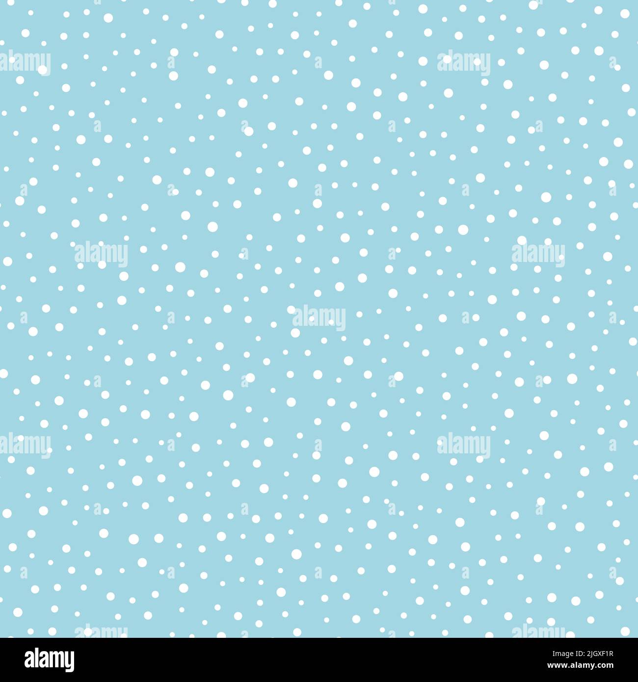 Blue abstract winter background with snow. Seamless pattern. Vector ...