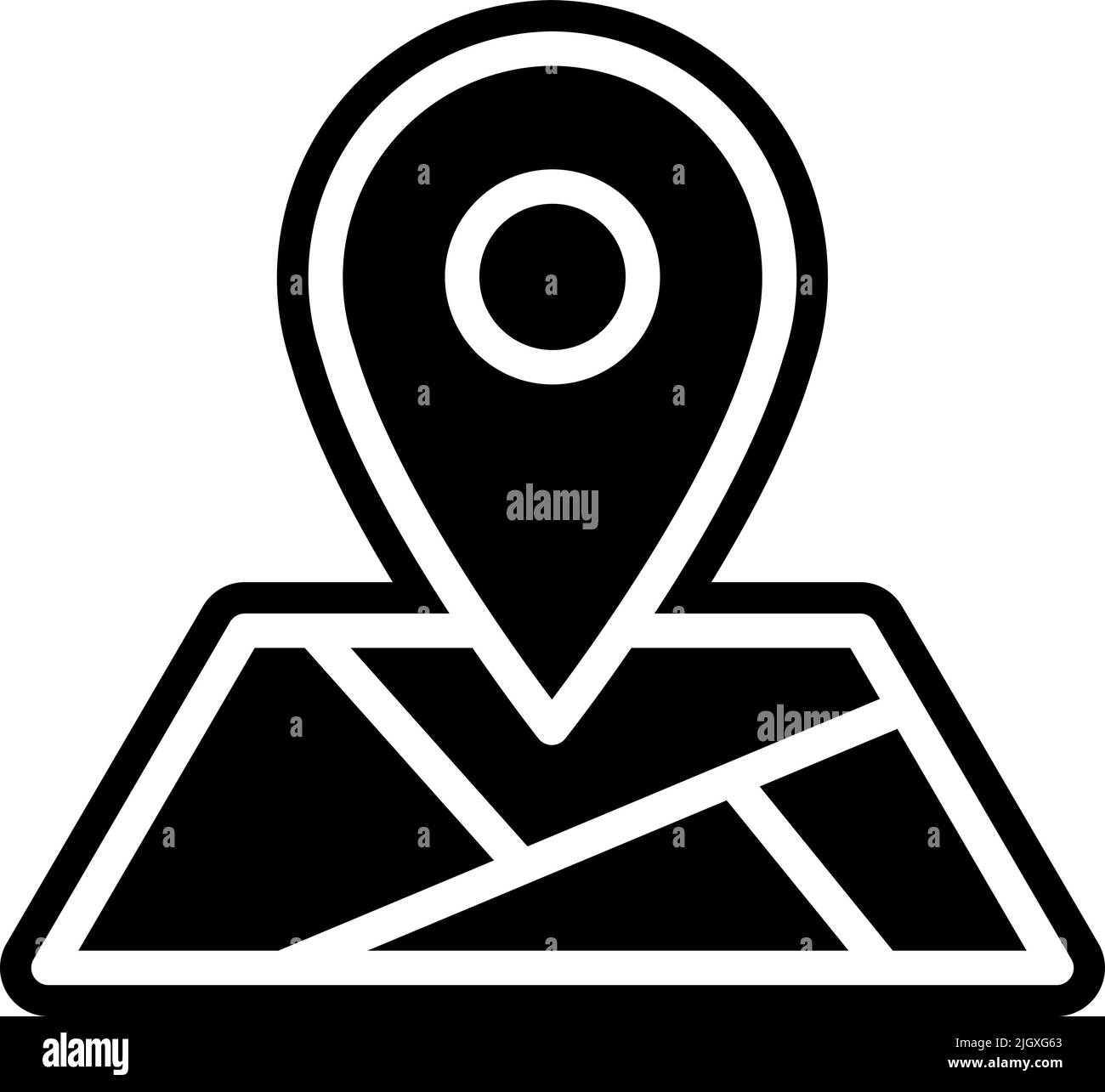 Gas station map icon Stock Vector Image & Art - Alamy