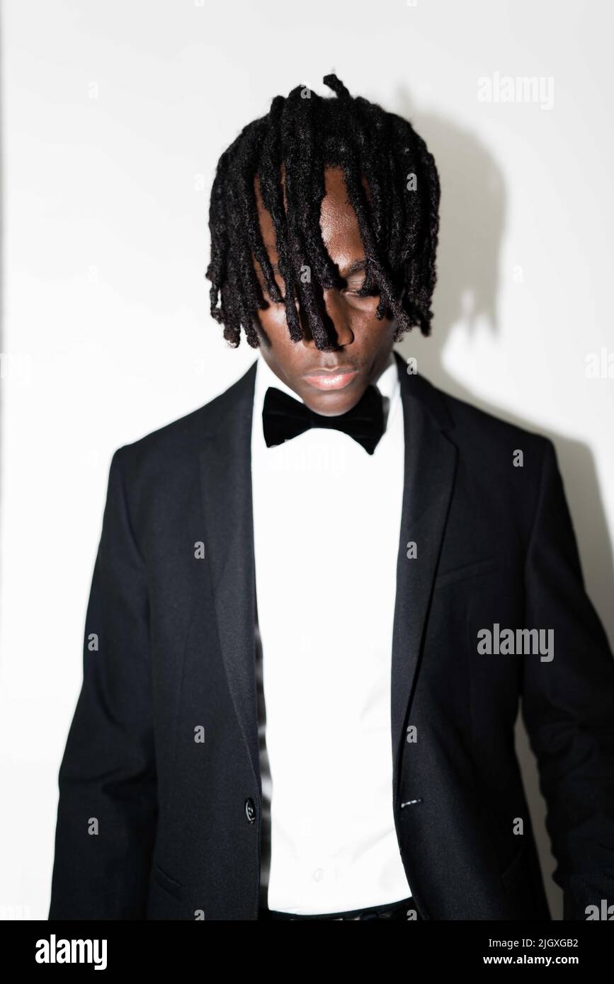 Black Man In Suit Dreads