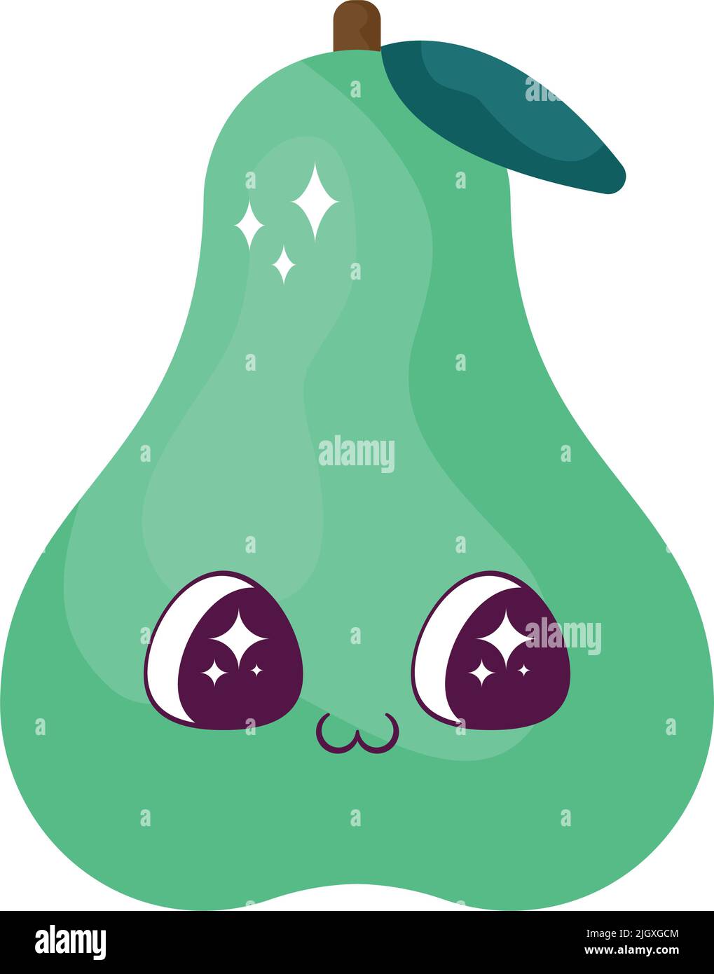 kawaii pear design Stock Vector Image & Art - Alamy