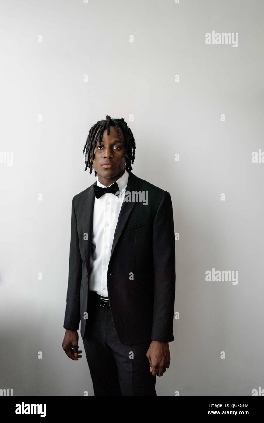 Black Man In Suit Dreads