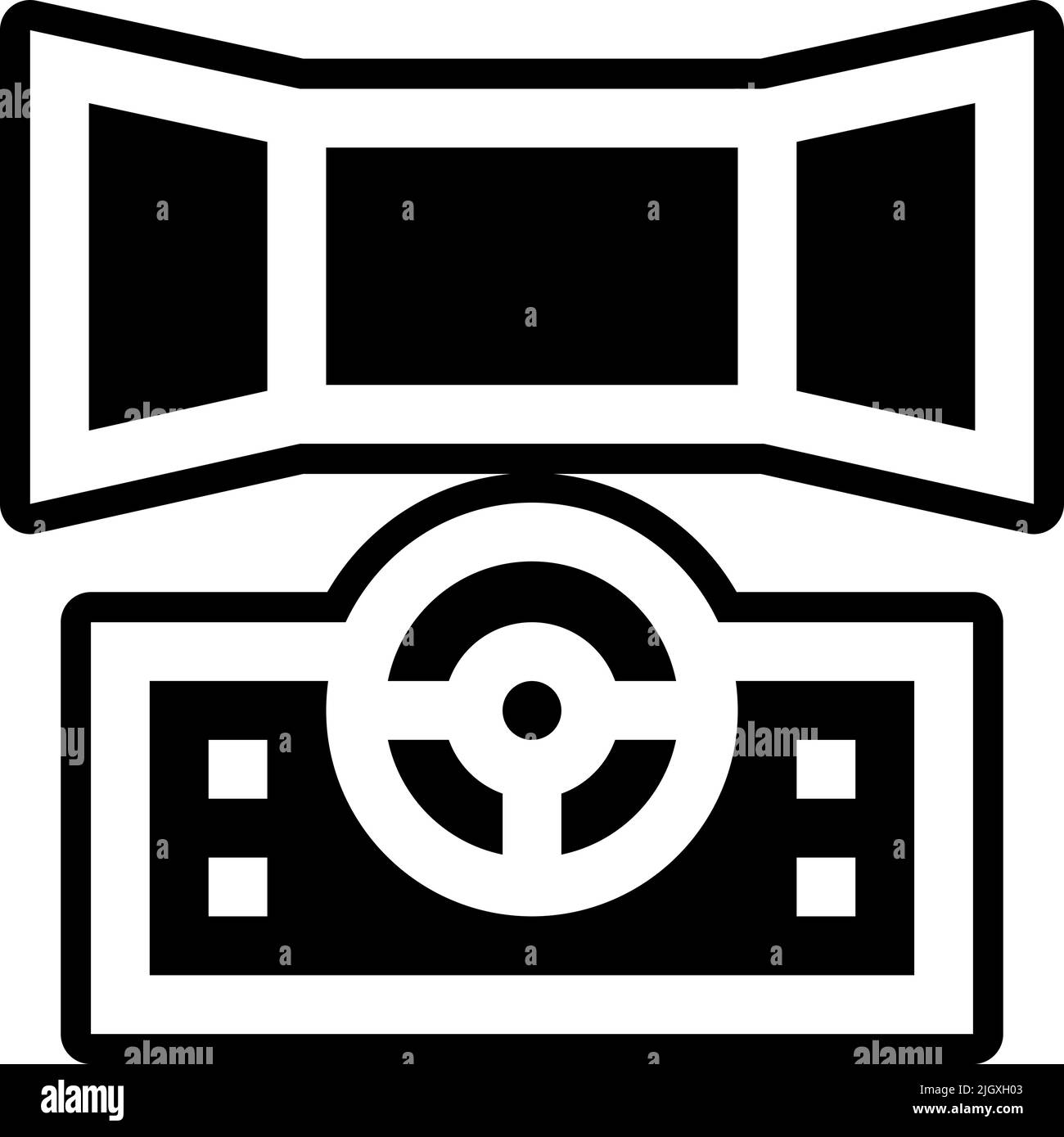 Game development simulator icon Stock Vector Image & Art - Alamy