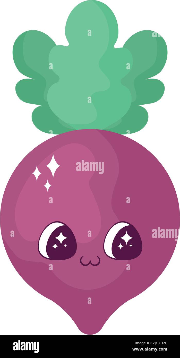 kawaii radish design Stock Vector Image & Art - Alamy