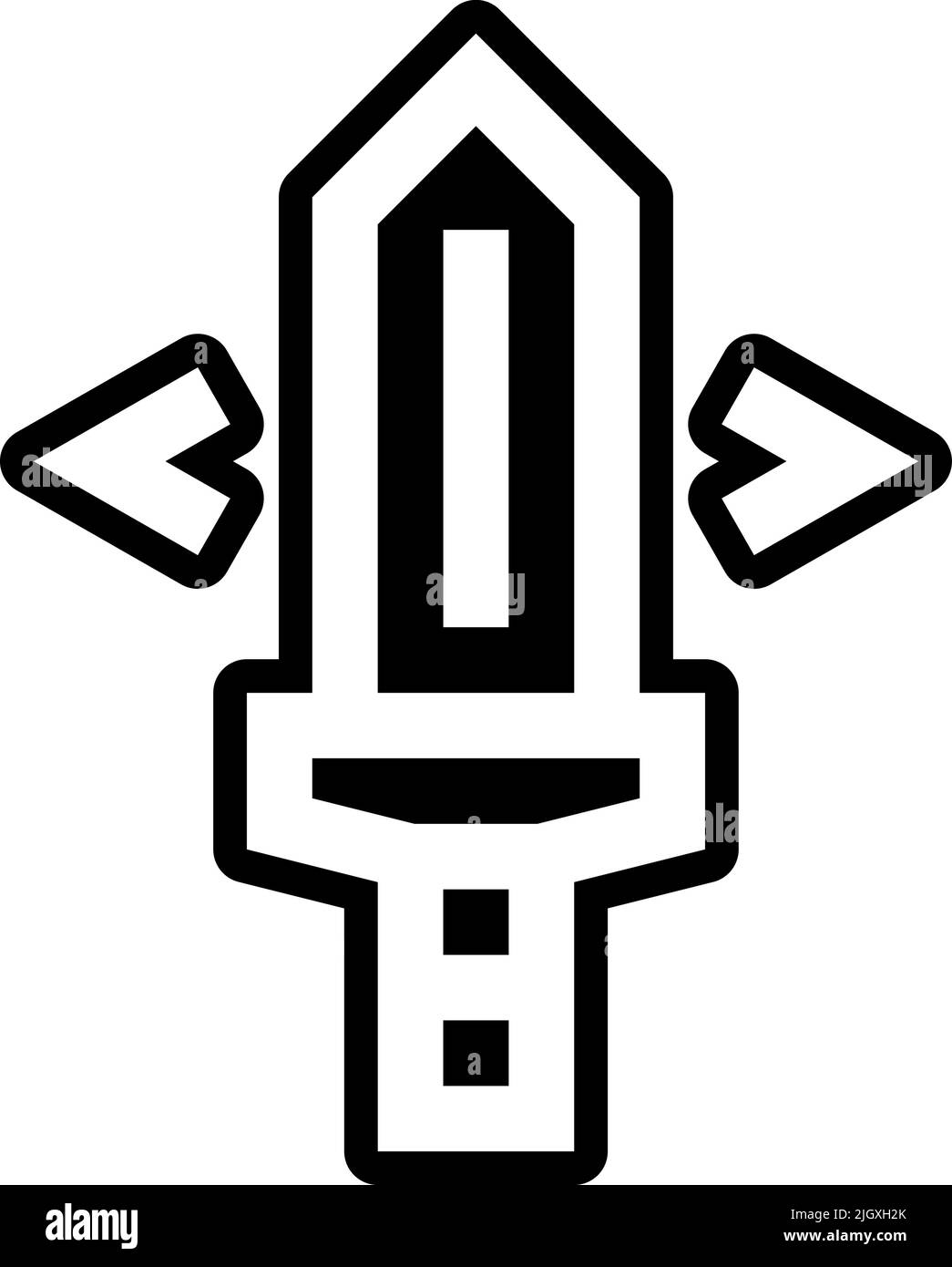 Game development sword icon Stock Vector Image & Art - Alamy