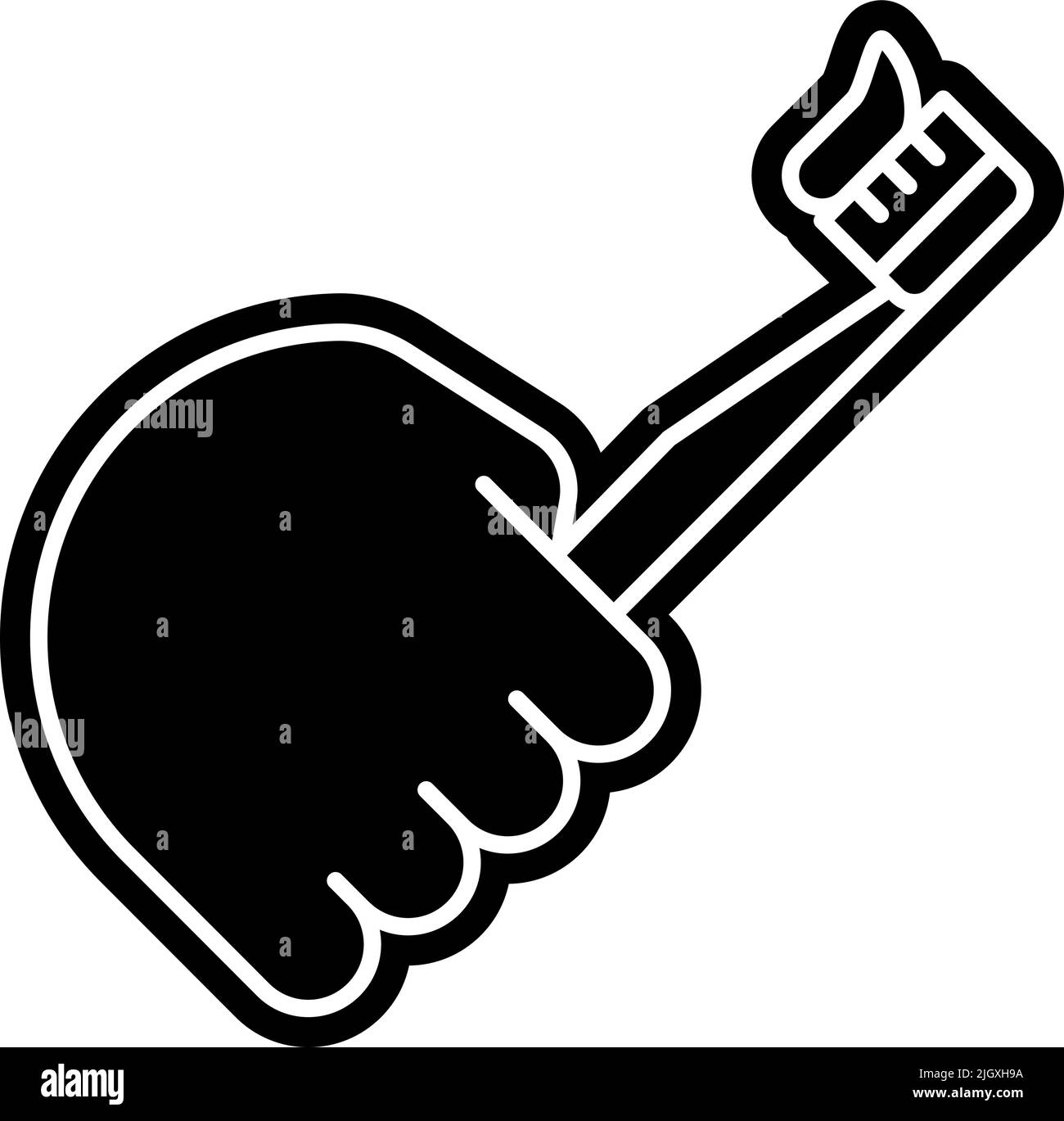 Hands toothbrush icon Stock Vector Image & Art - Alamy