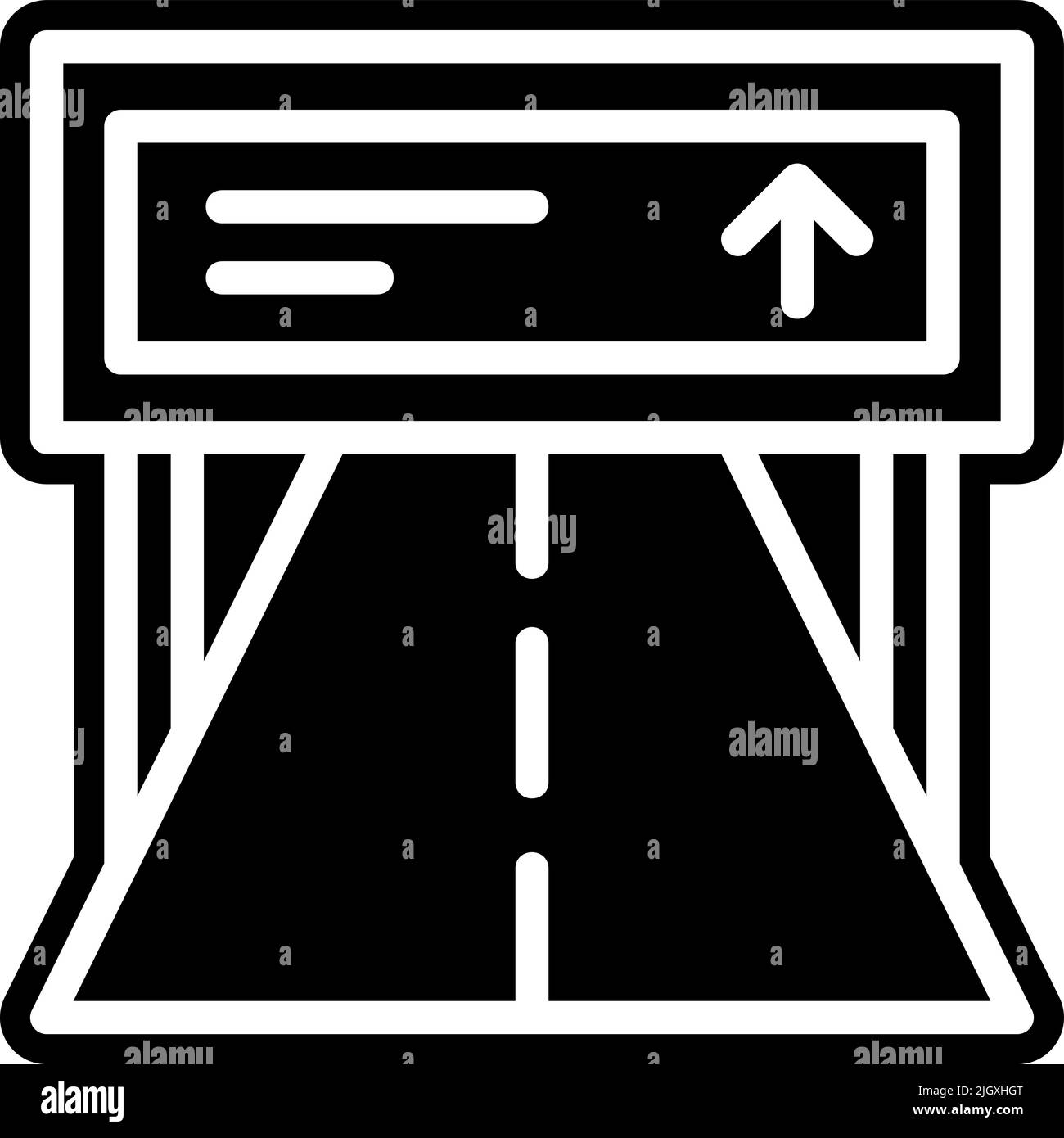 Road sign highway gas hi-res stock photography and images - Alamy