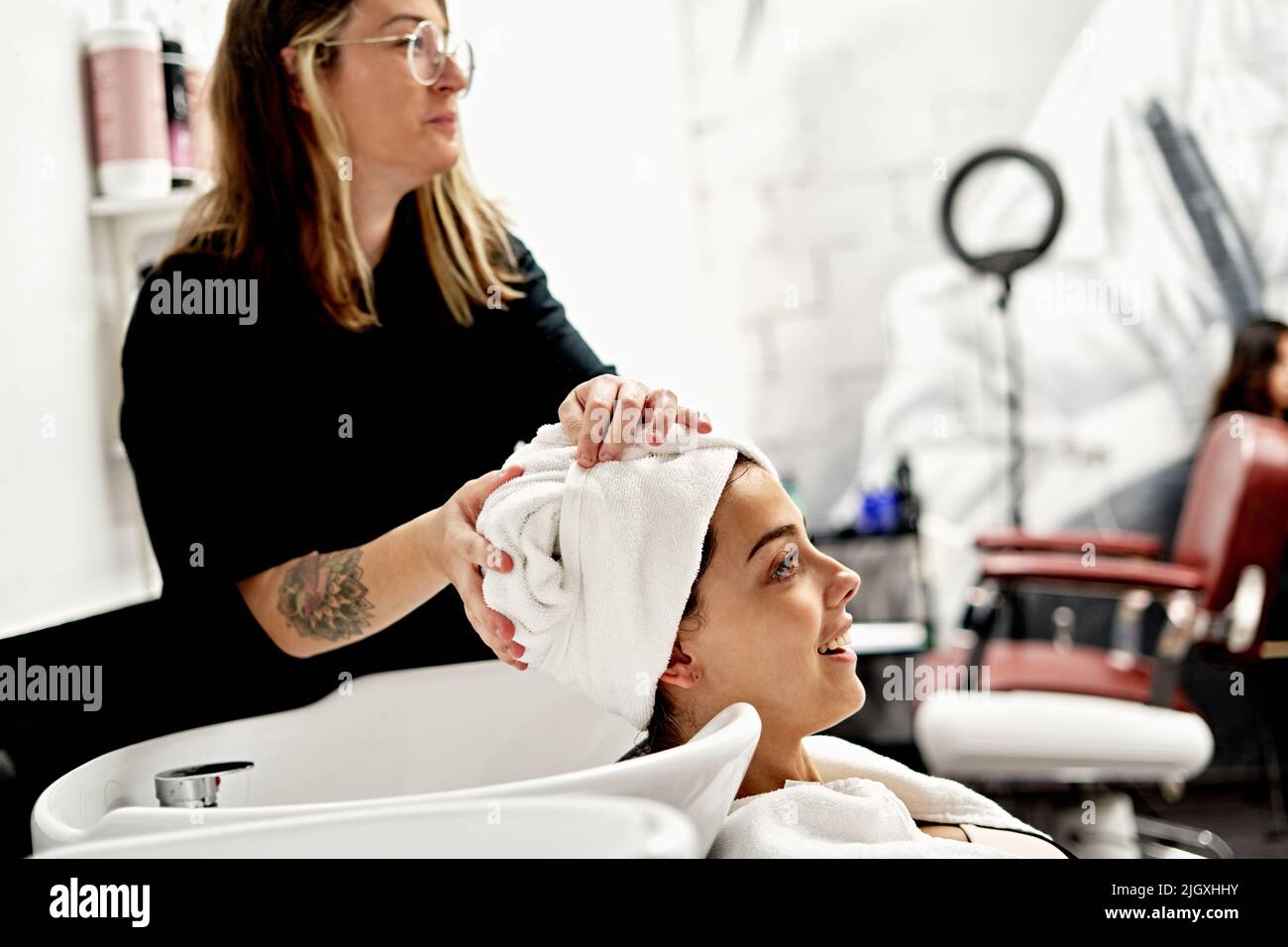 Professional client hi-res stock photography and images - Alamy