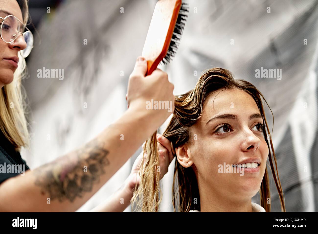 Professional client hi-res stock photography and images - Alamy