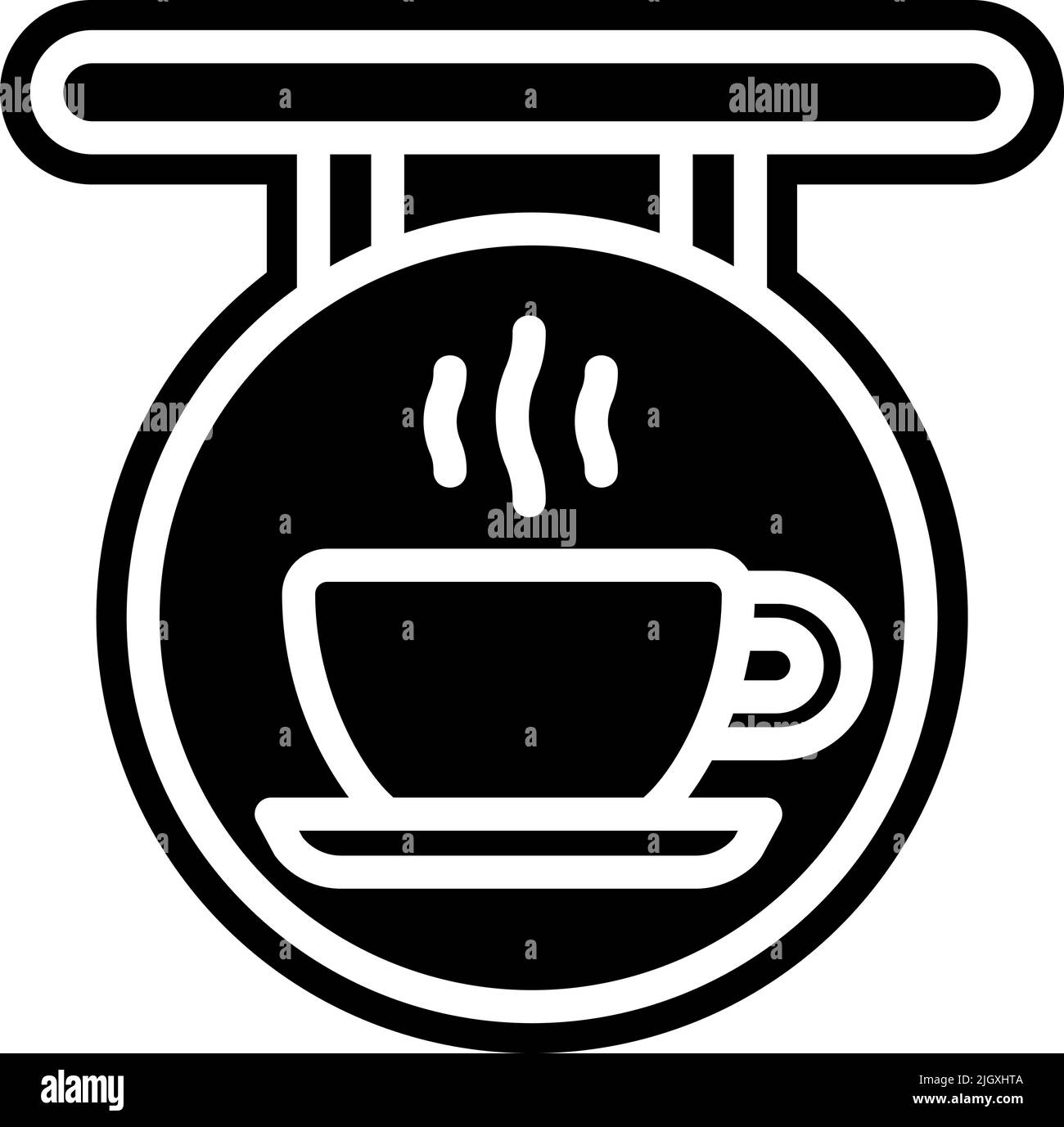 Gas station coffee shop icon Stock Vector Image & Art - Alamy