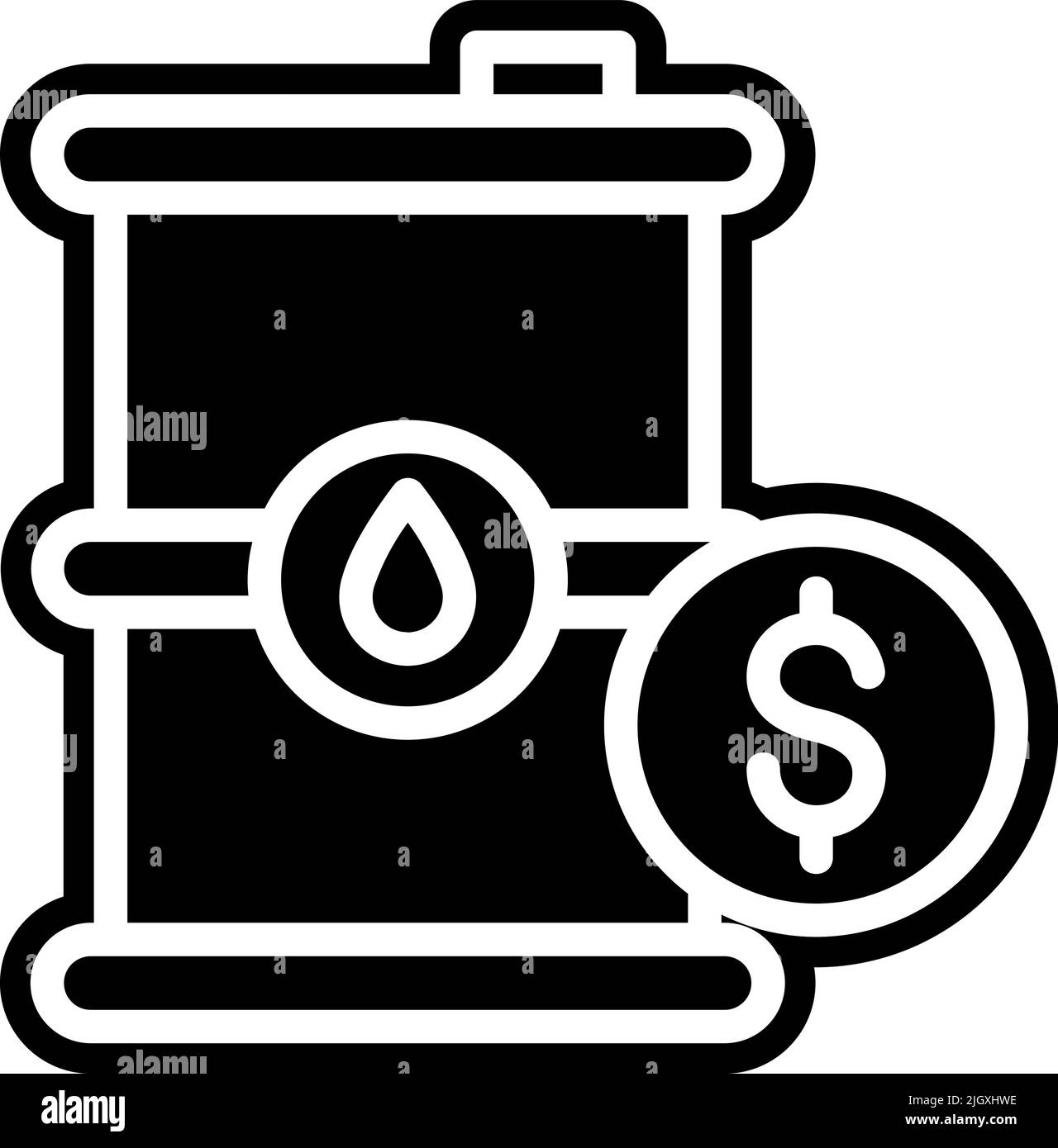 Gas station oil price icon Stock Vector Image & Art - Alamy