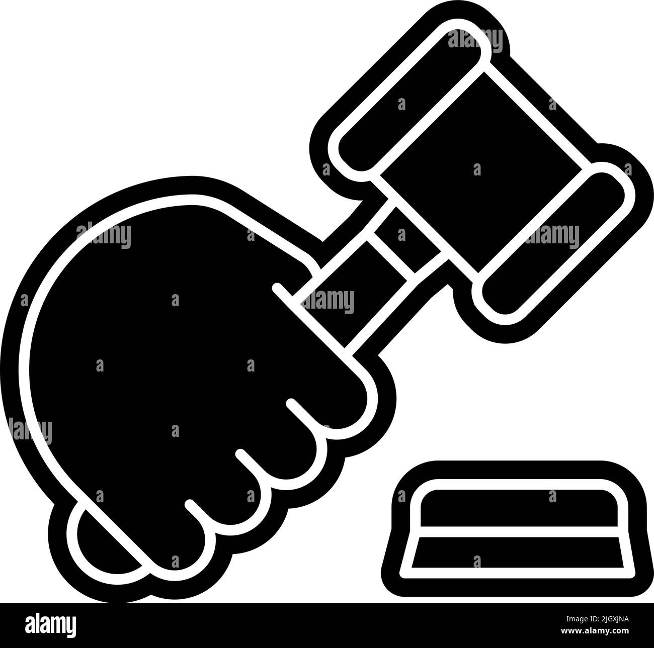 Hands hammer icon Stock Vector Image & Art - Alamy