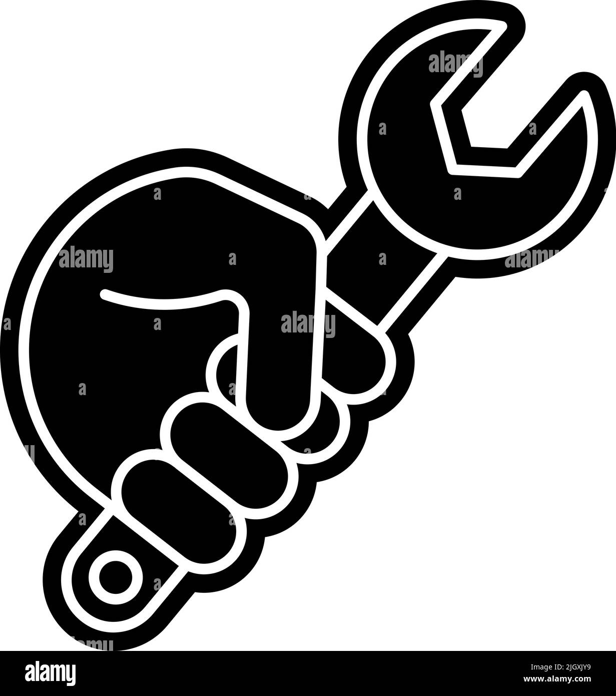 Hands spanner icon Stock Vector Image & Art - Alamy