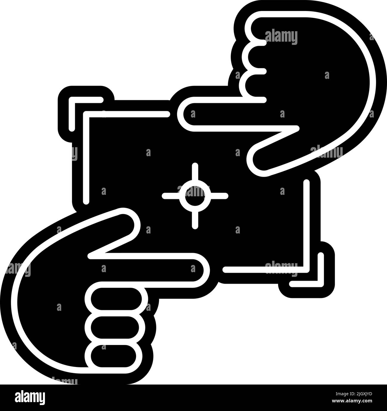 Hands frame icon Stock Vector Image & Art - Alamy