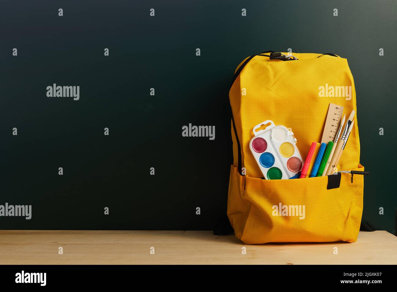 Colorful school backpack on hi-res stock photography and images - Alamy