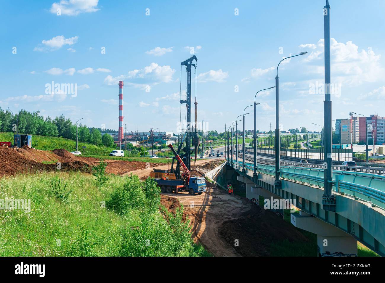 preparation for the construction of an additional level of transport ...