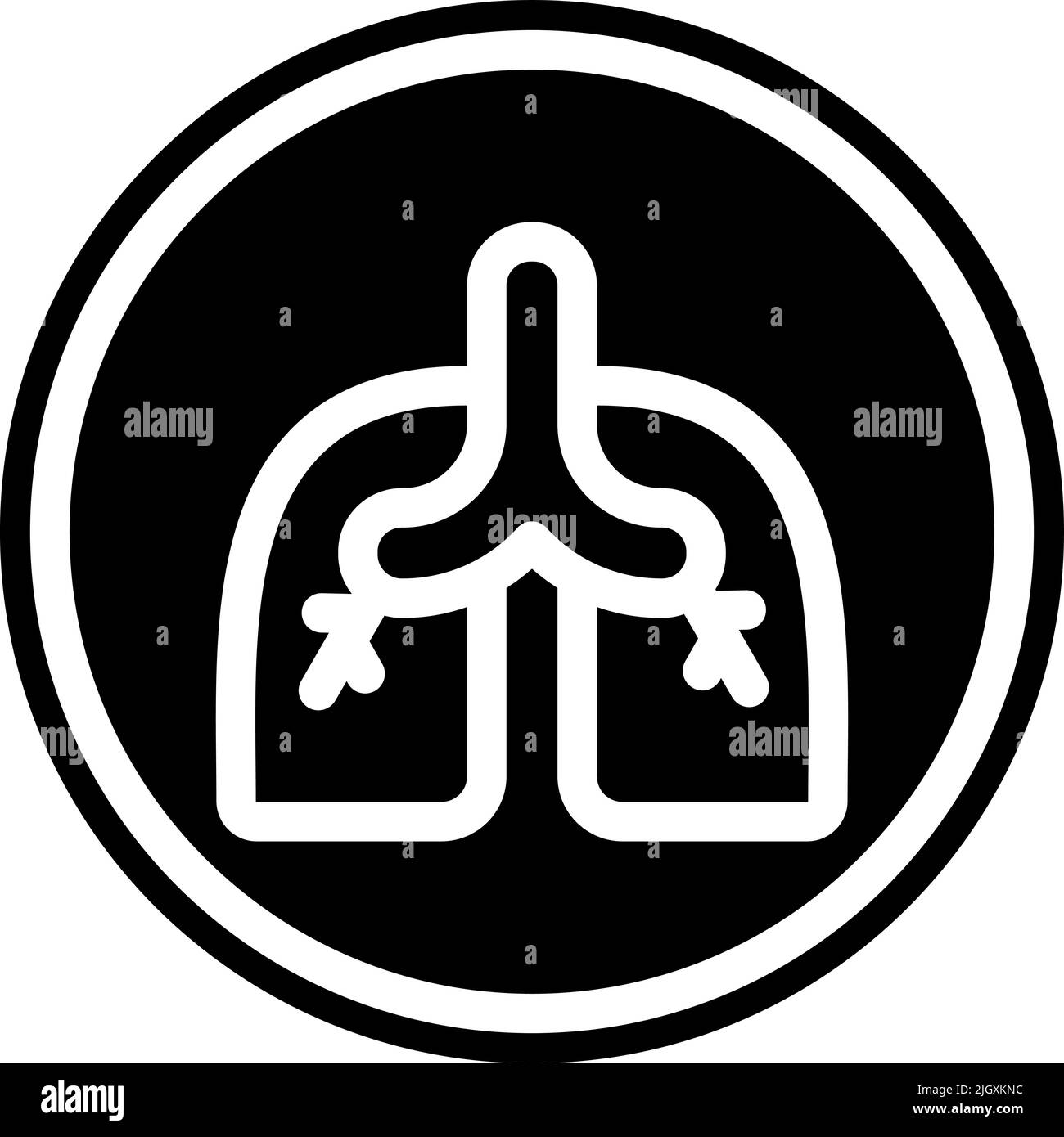 Healthcare lungs icon Stock Vector Image & Art - Alamy