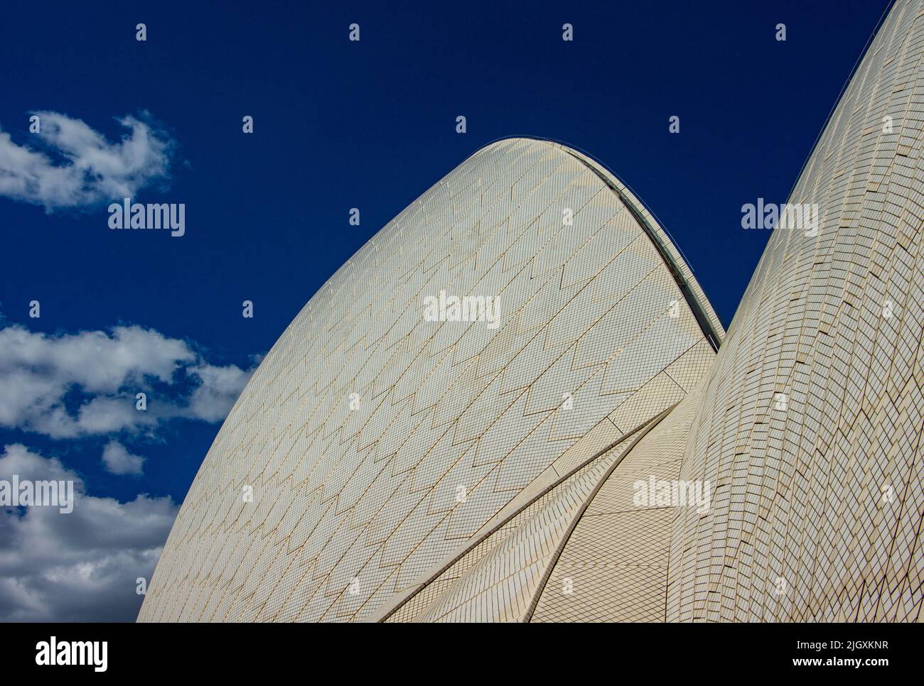Various angles of the Sydney Opera House showing the unique tiling and ...