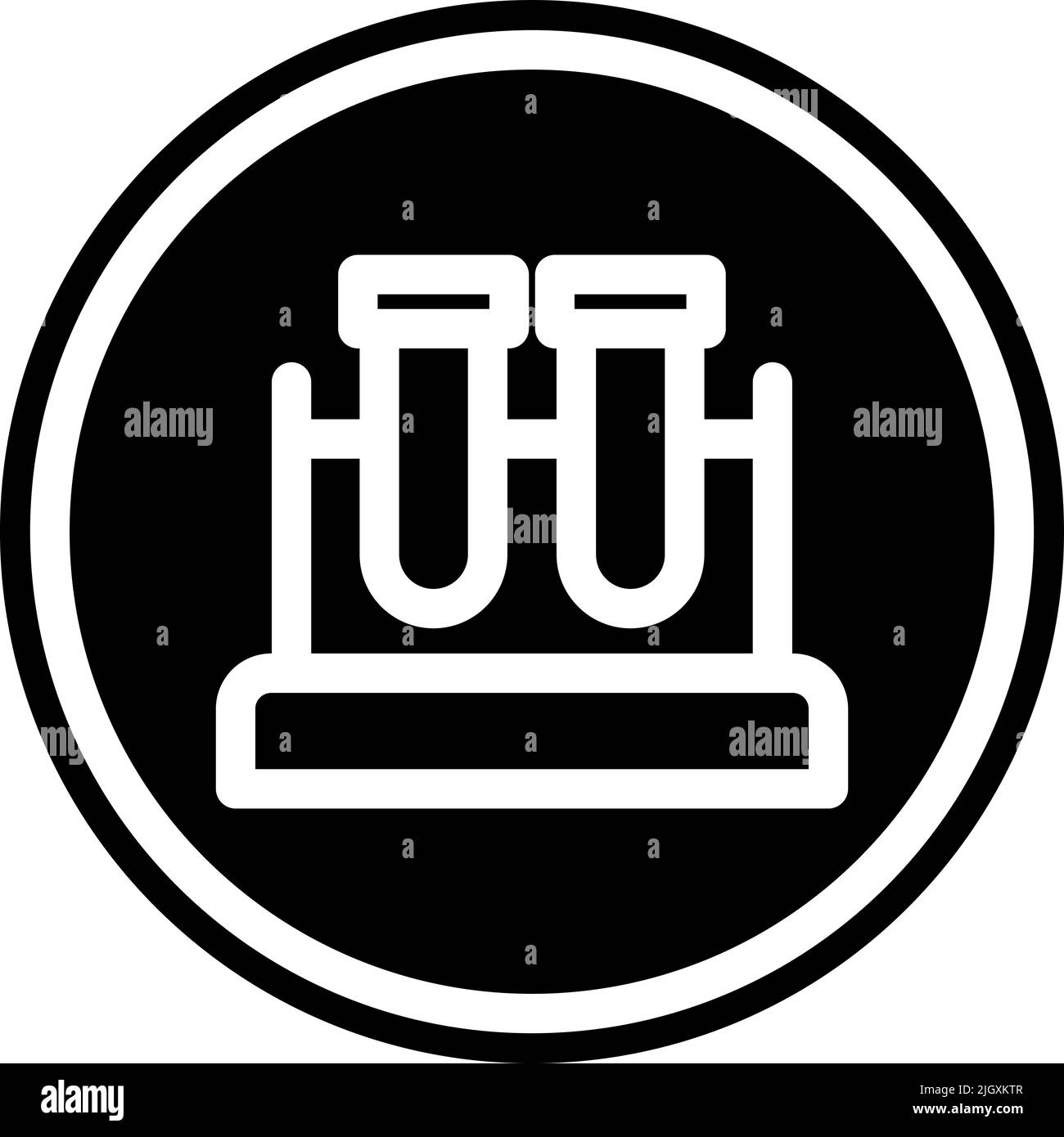 Test tube set black Black and White Stock Photos & Images - Alamy