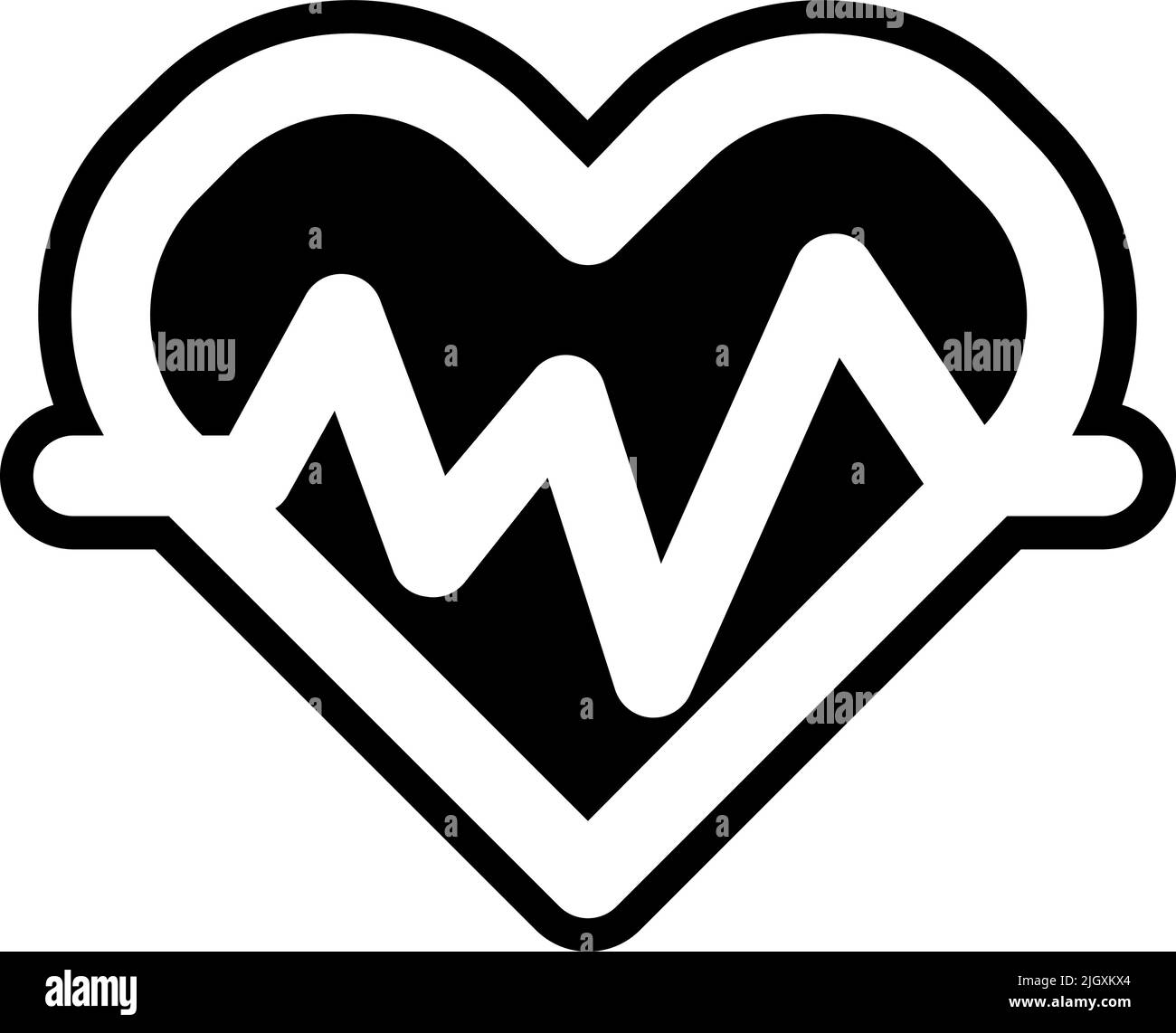 Healthy and hospital heart icon Stock Vector Image & Art - Alamy