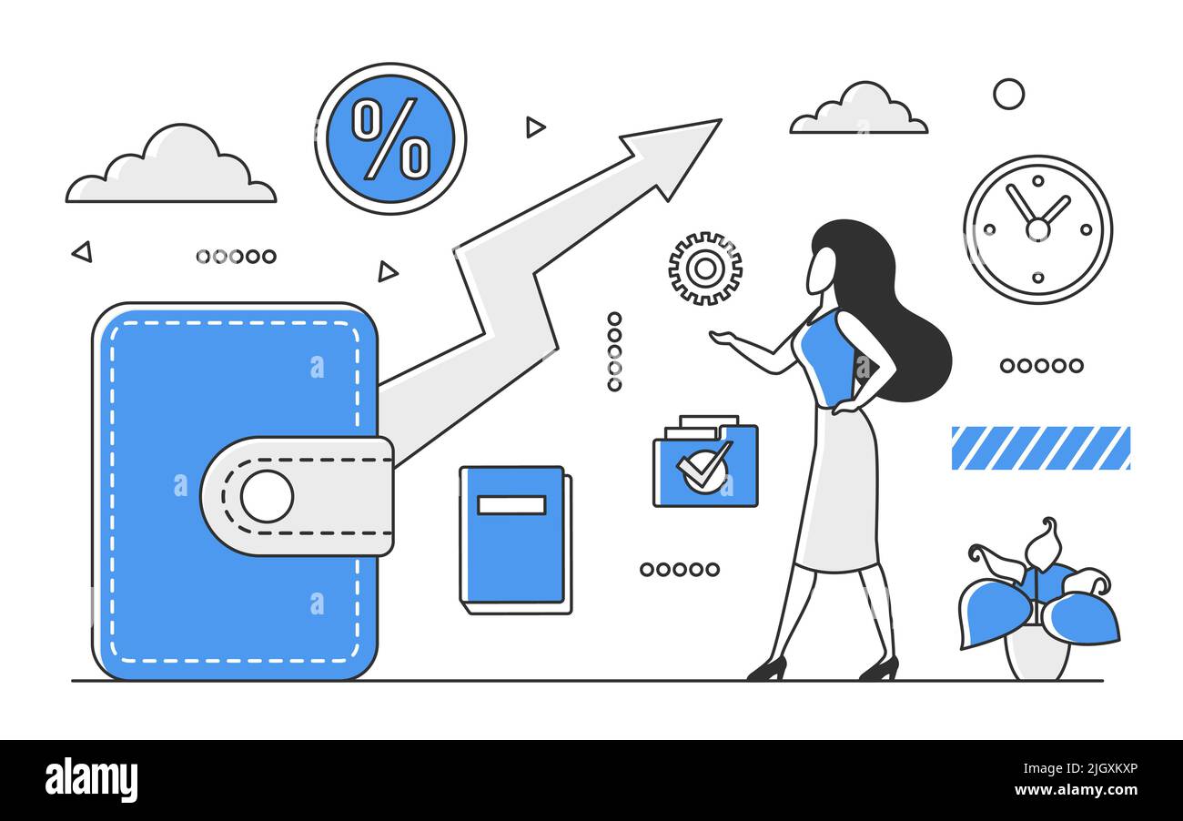 Business management processes. Company coordination and organization ...