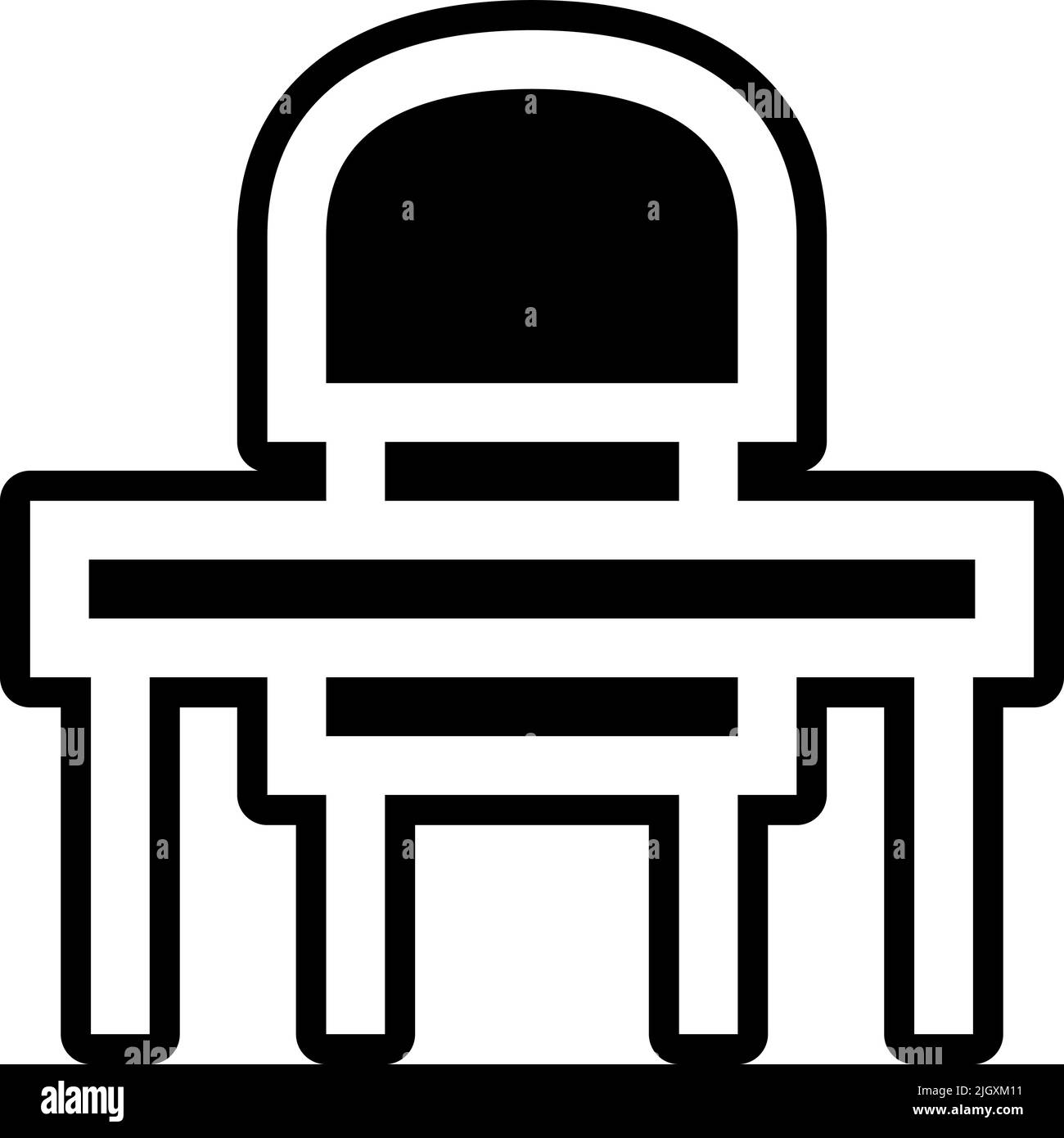 High school desk icon Stock Vector Image & Art - Alamy