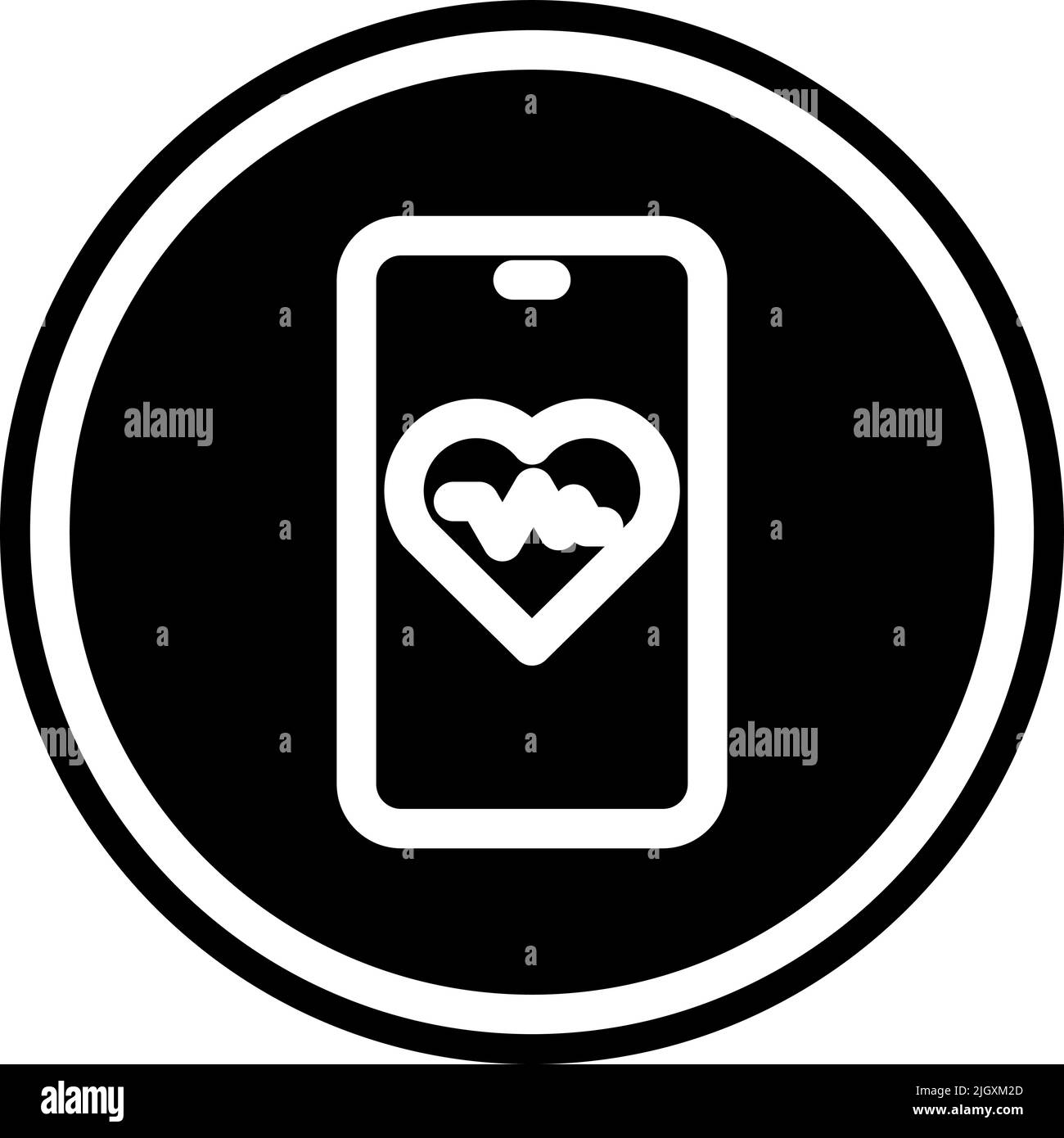 Medical consultation icon outline Black and White Stock Photos & Images ...