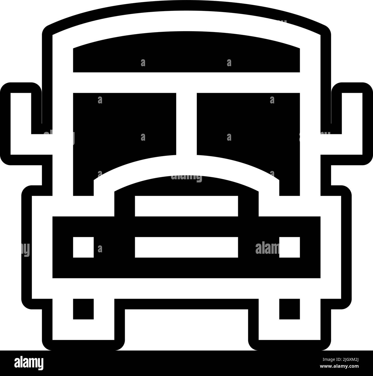High school bus icon Stock Vector Image & Art - Alamy