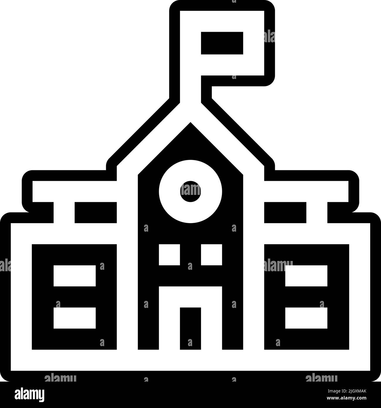 High school school icon Stock Vector Image & Art - Alamy