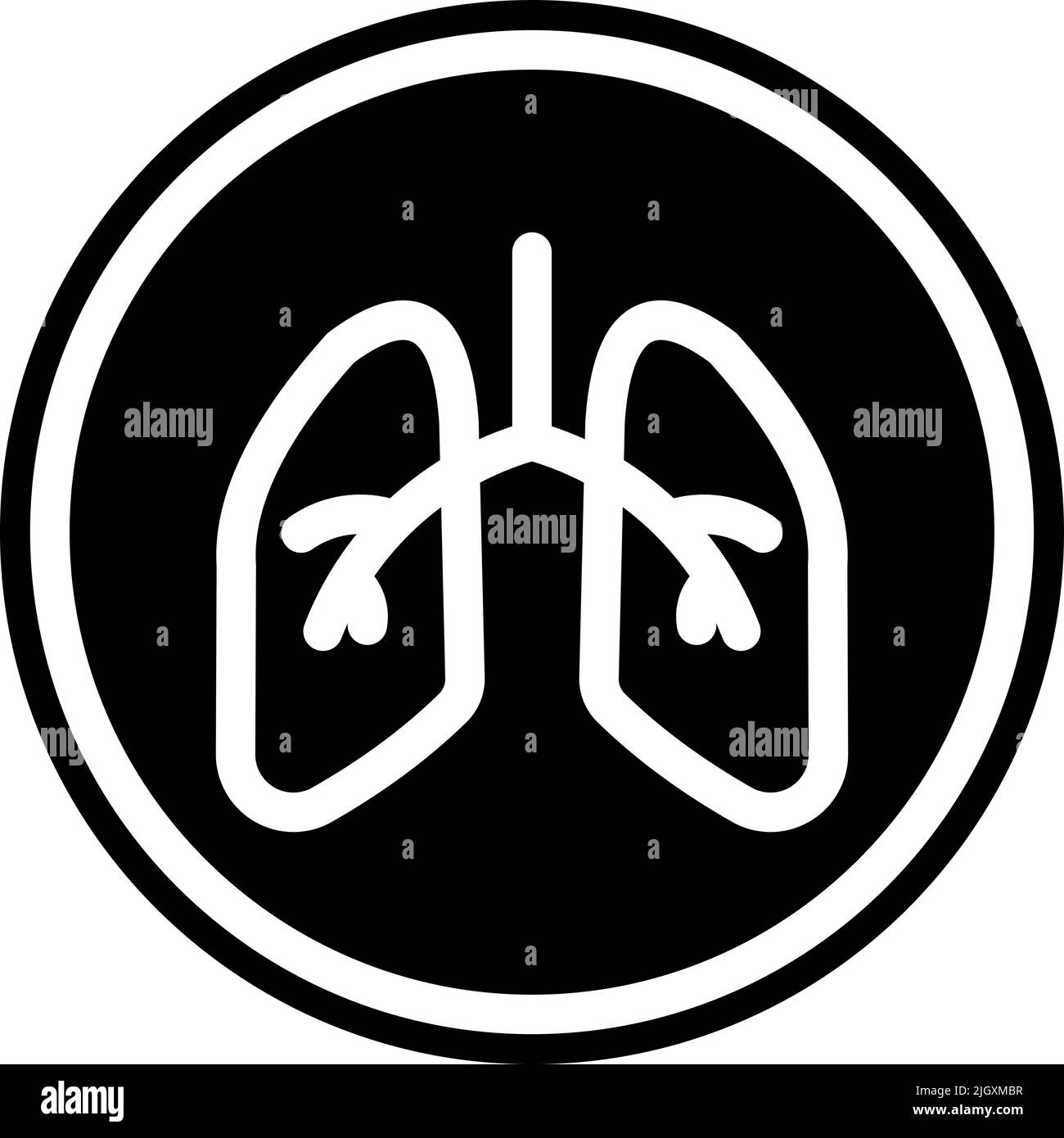 Healthcare lungs icon Stock Vector Image & Art - Alamy